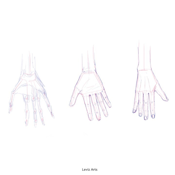 Relaxed Manga Hands