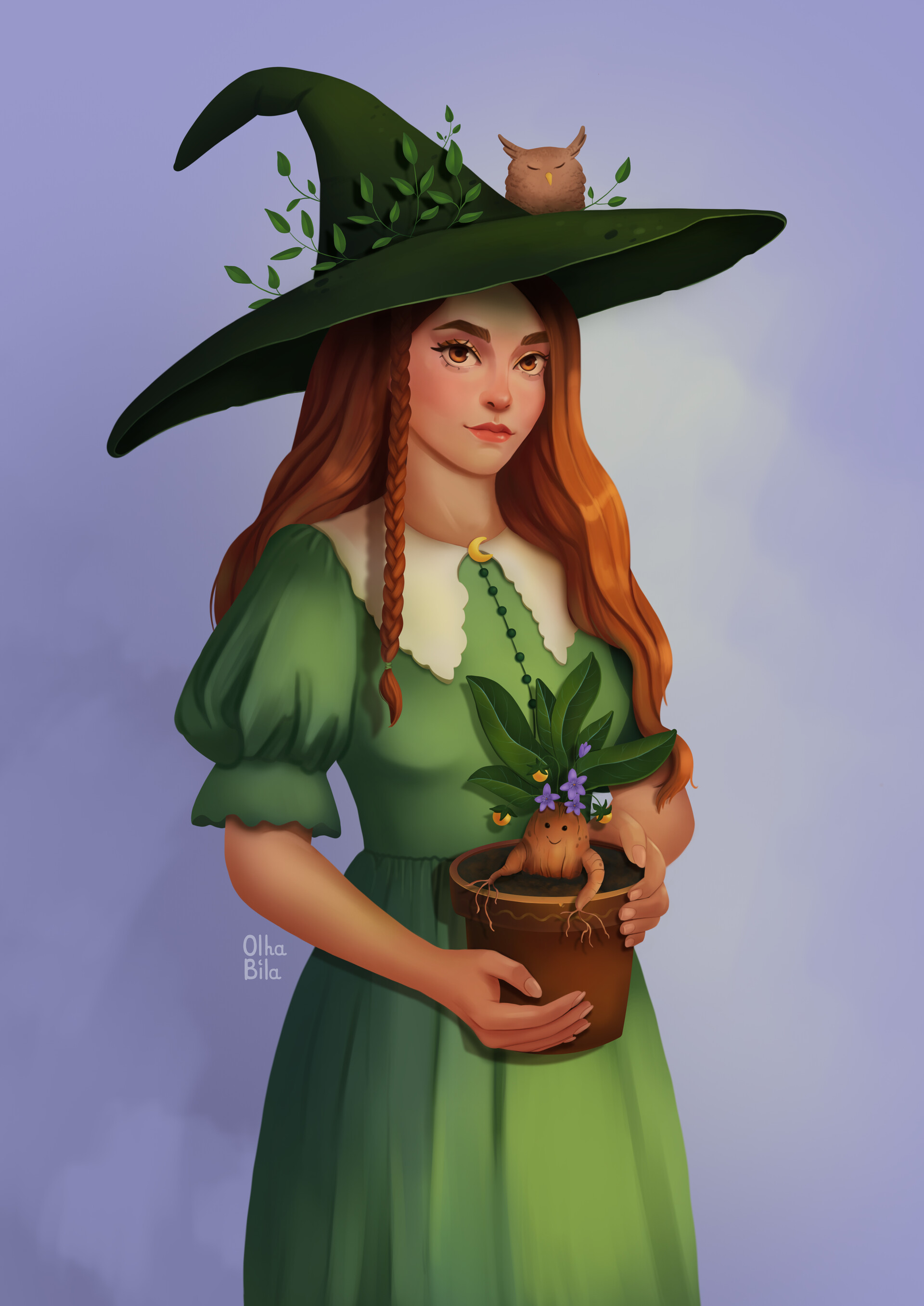ArtStation - Green witch
