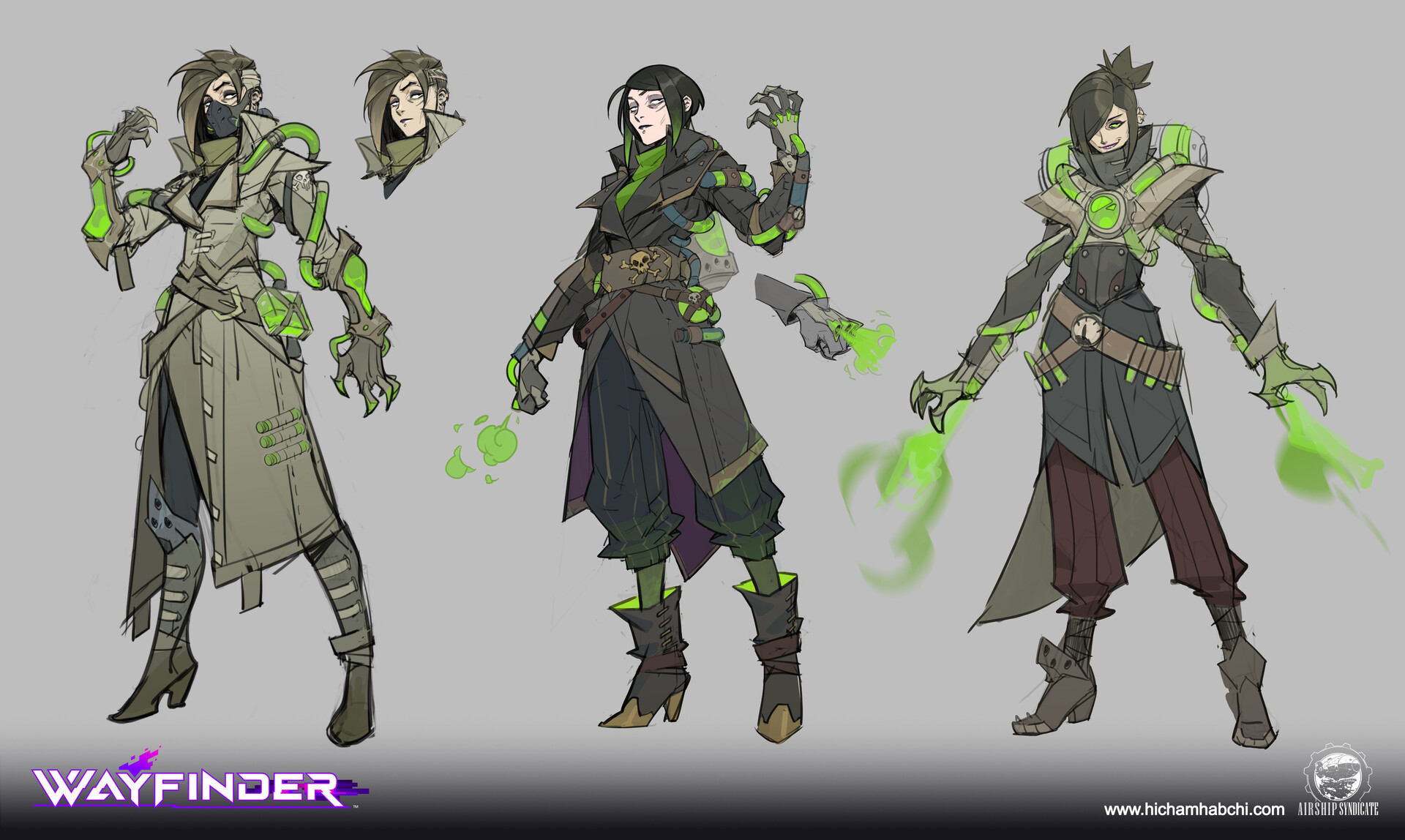 Hicham Habchi - Venomess - Wayfinder character concept