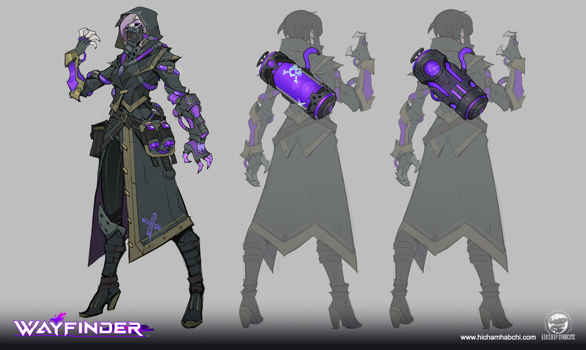 Hicham Habchi - Venomess - Wayfinder character concept