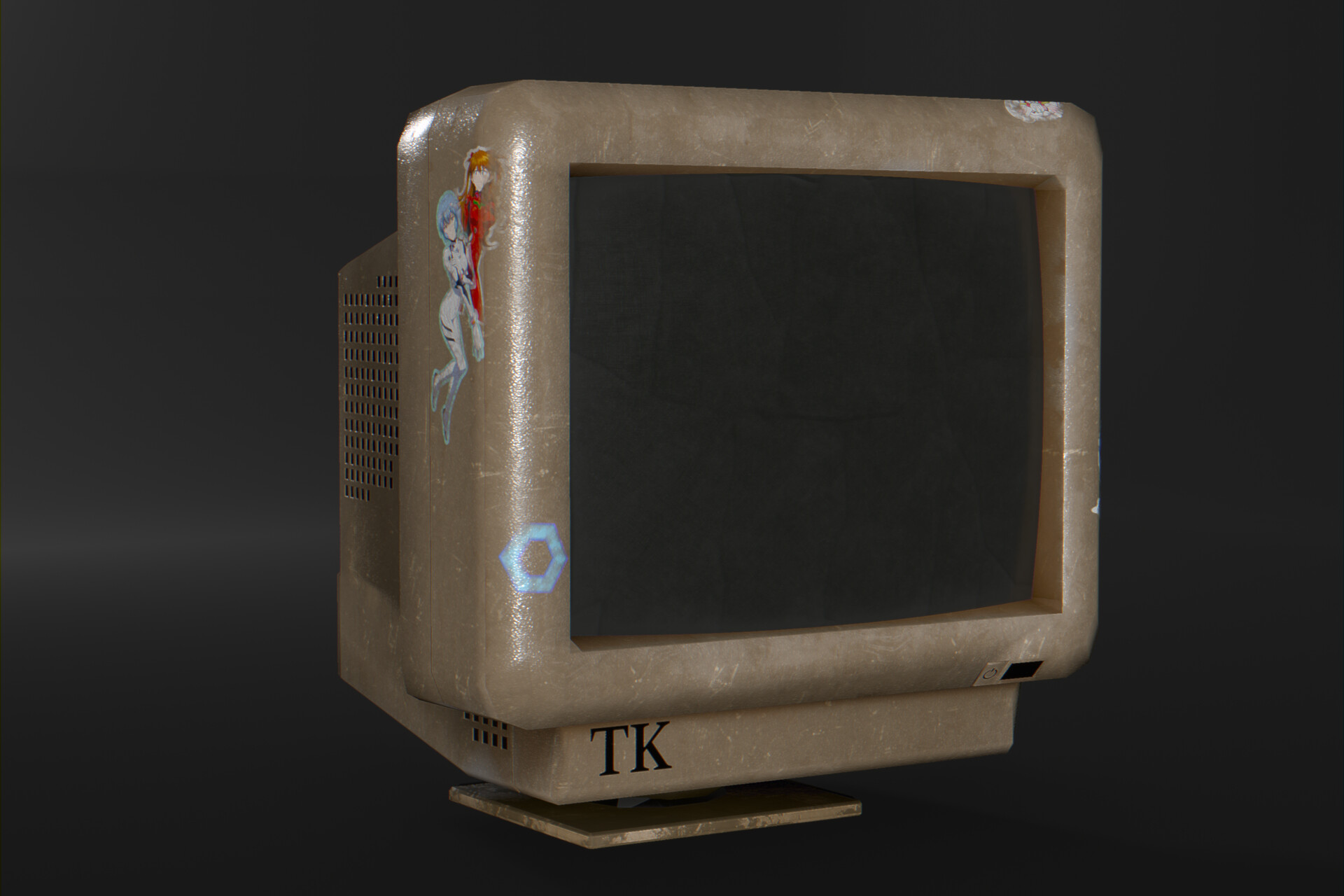 ArtStation - The TK MC42 CRT Monitor