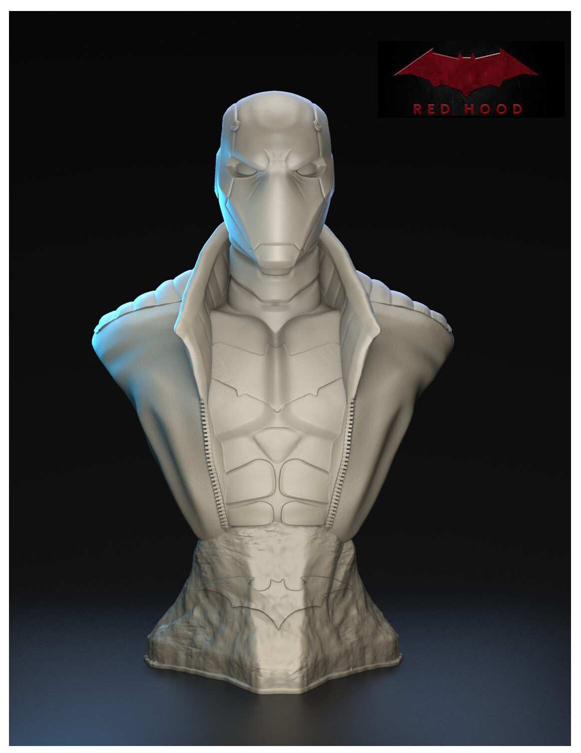 ArtStation - red hood bust for 3d print