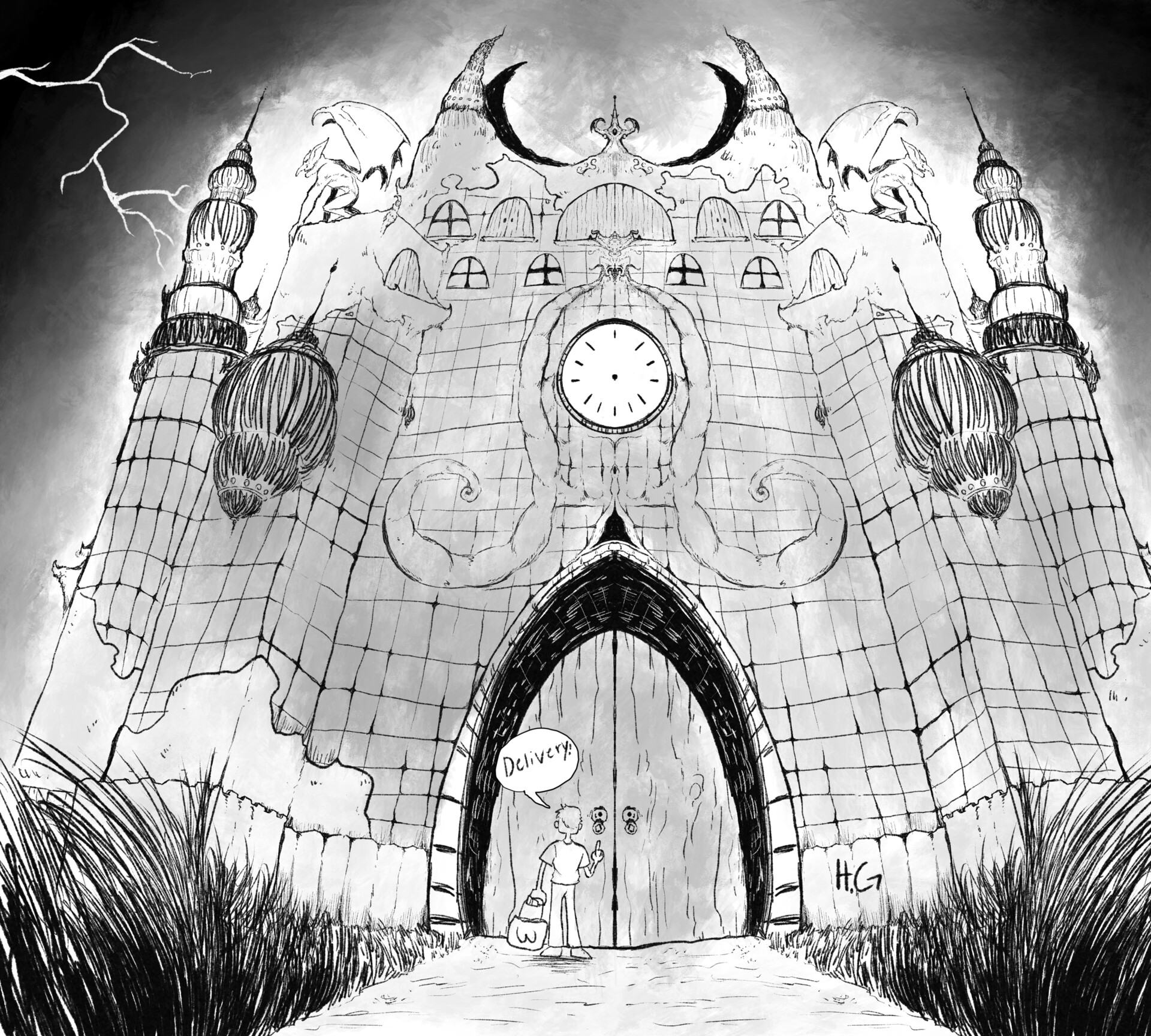 ArtStation - Inktober #20 Delivery