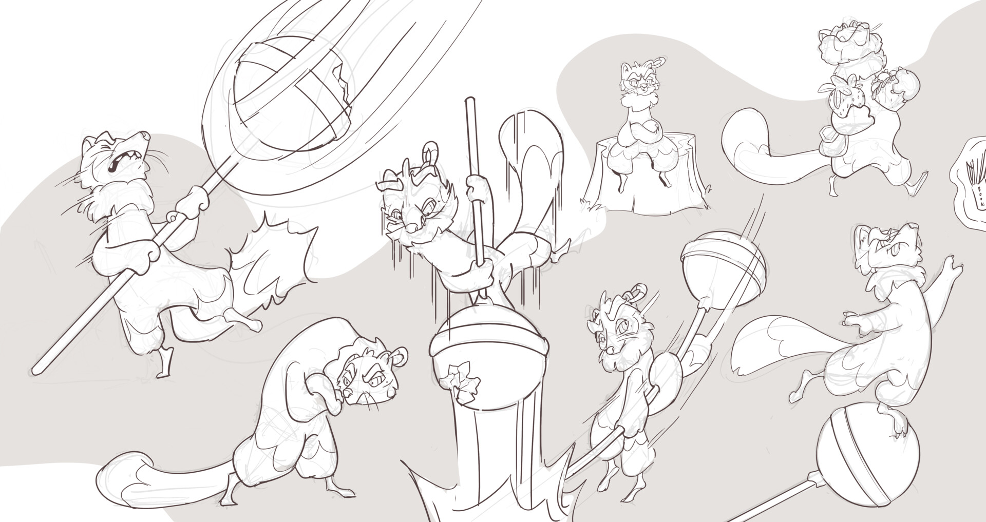 ArtStation - Weasel Sorcerer Character Exploration