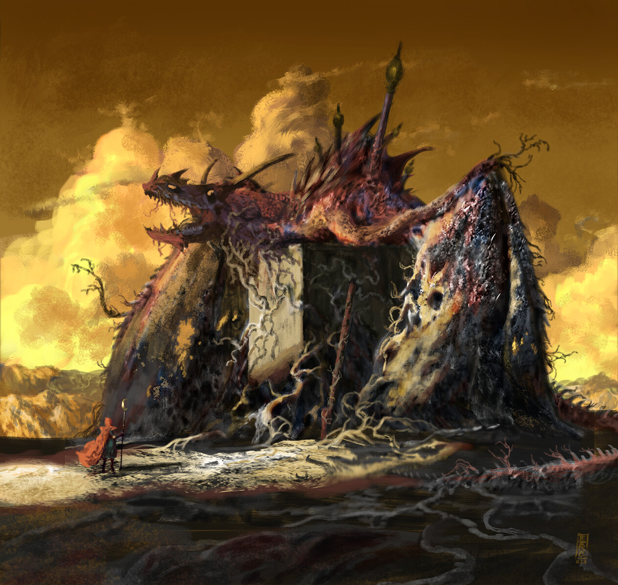 ArtStation - Dragon pilgrimage