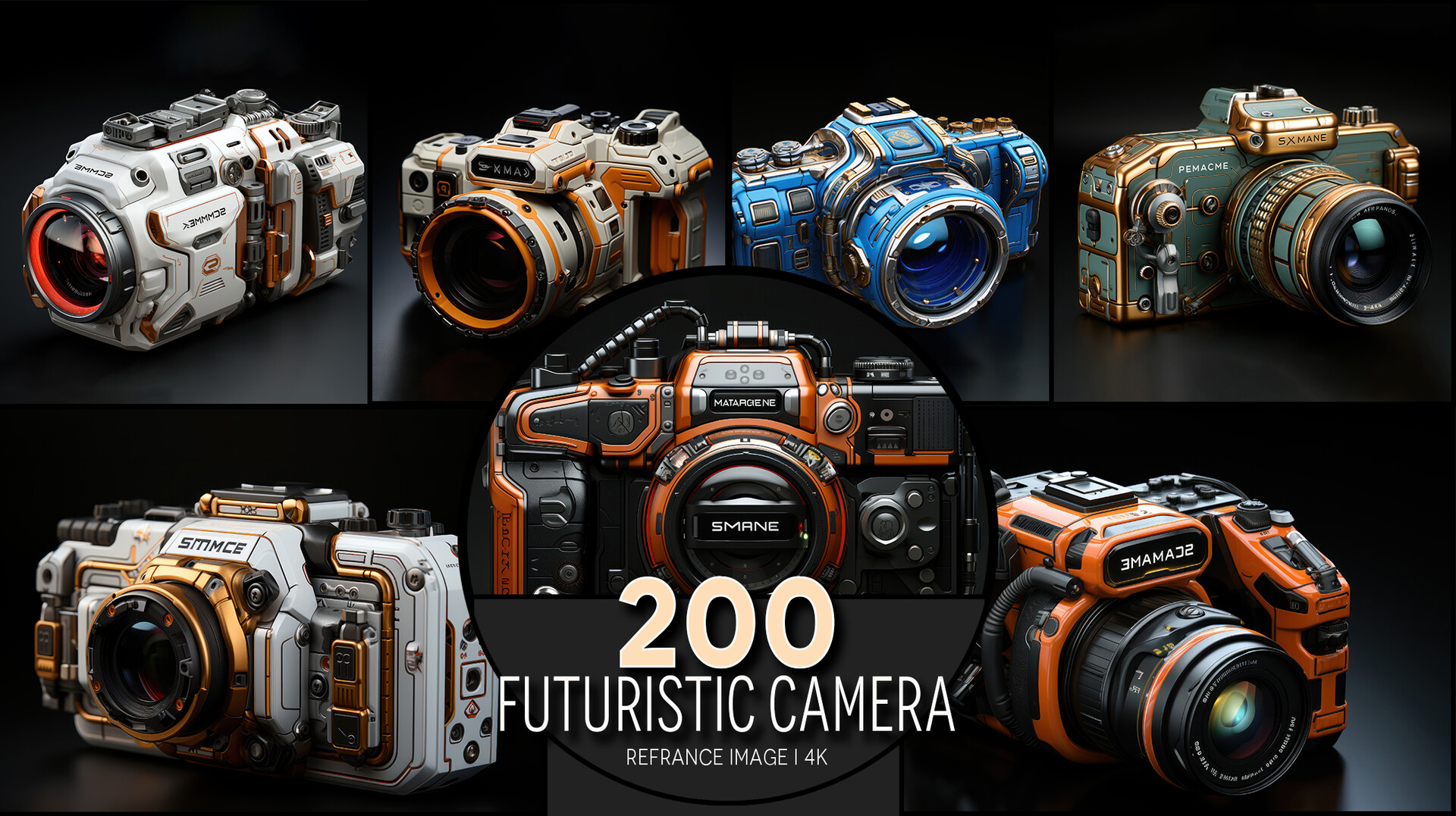 Pixel Ref - Futuristic Camera - 4K Reference/Concept Images