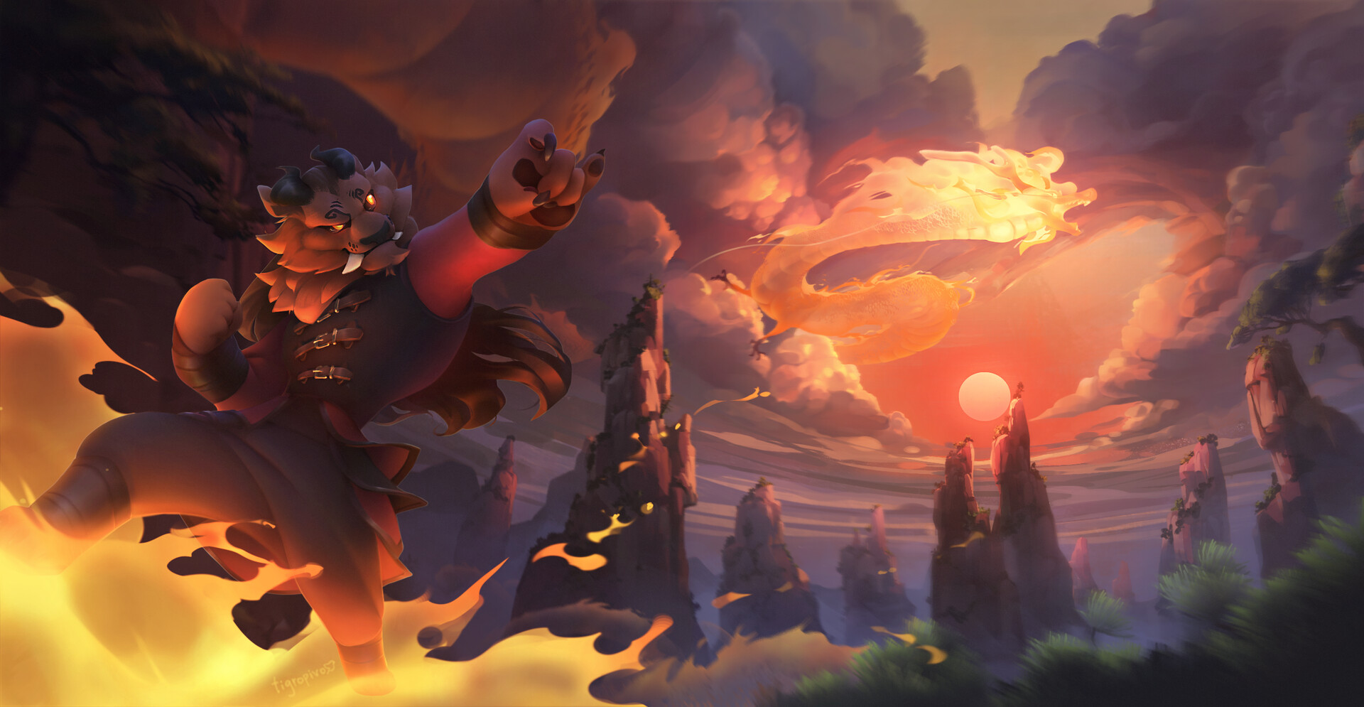 ArtStation - Fiery Willpower