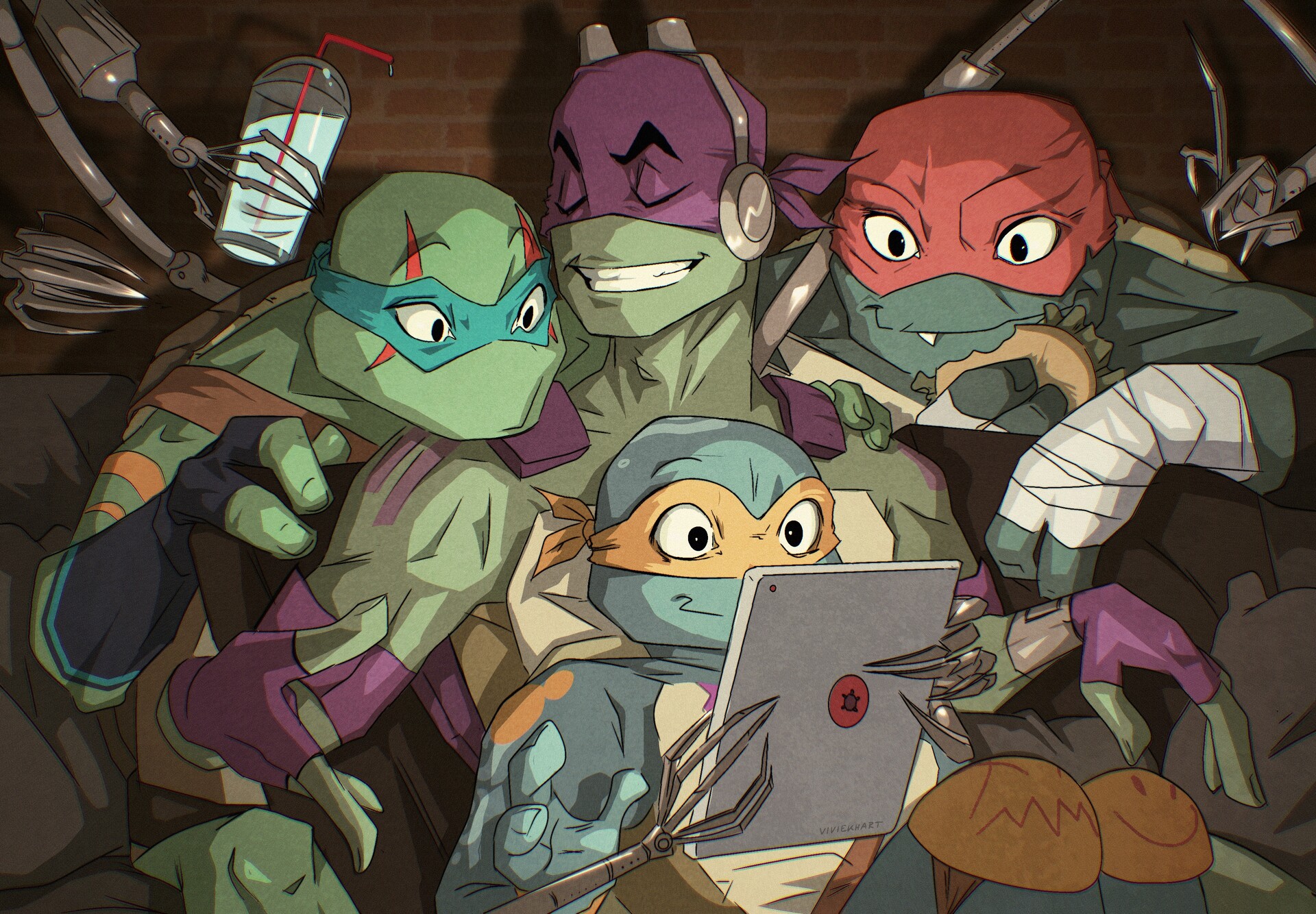 ArtStation - Rise of the TMNT: Night In
