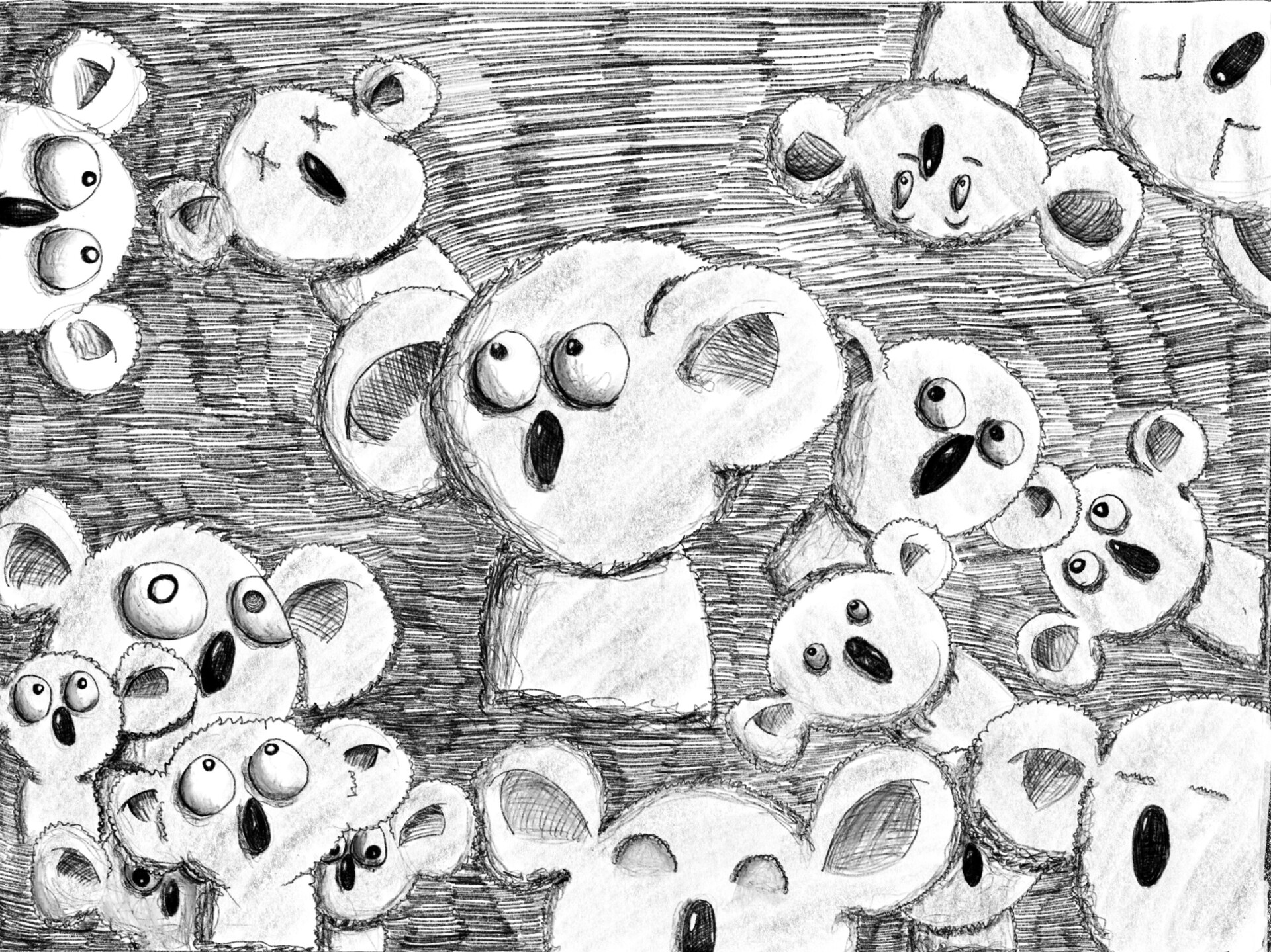 ArtStation - Day 8 Cool Koalas of my 21 days of drawing