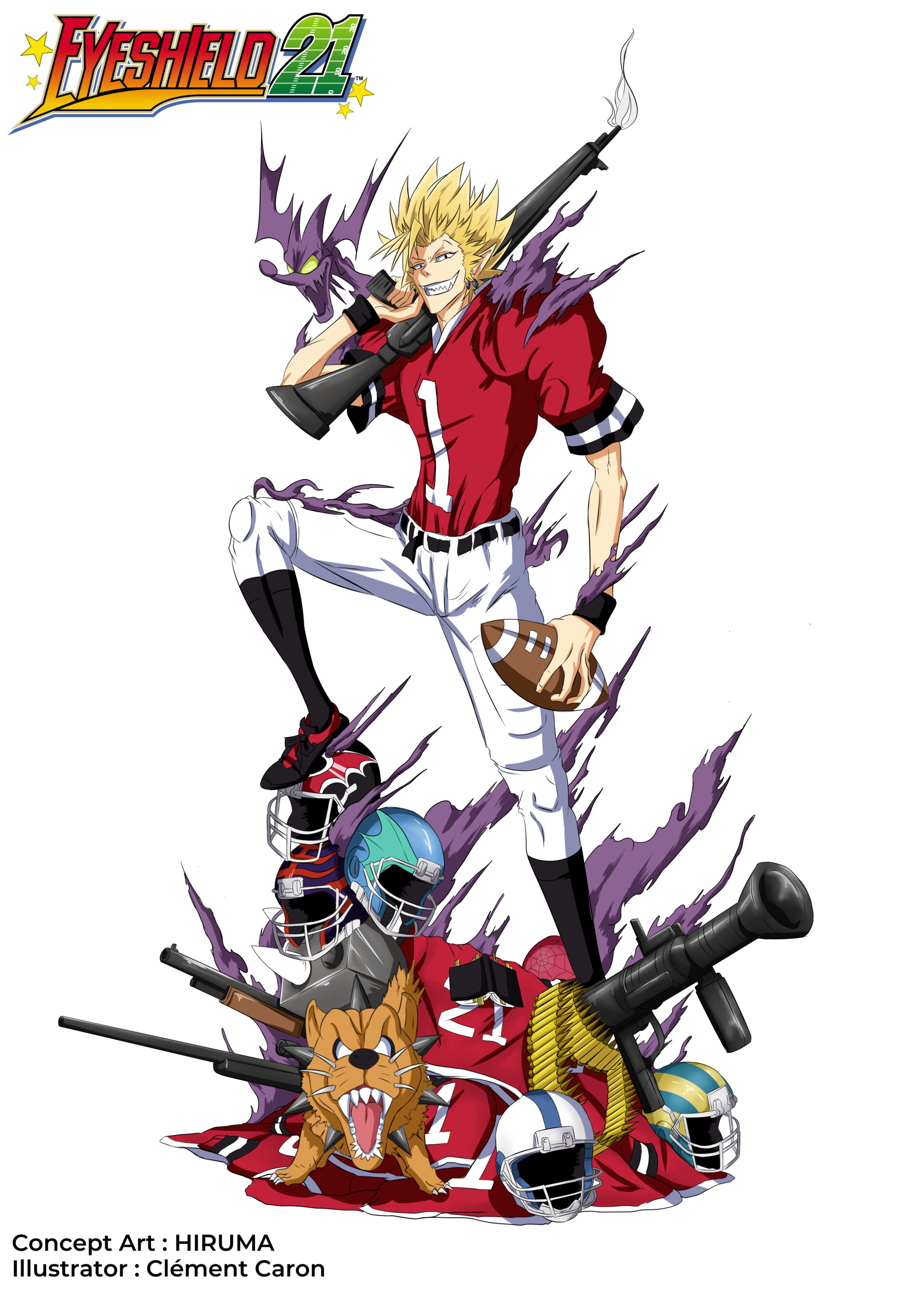 ArtStation - Eyeshield 21 Hiruma - Concept Art