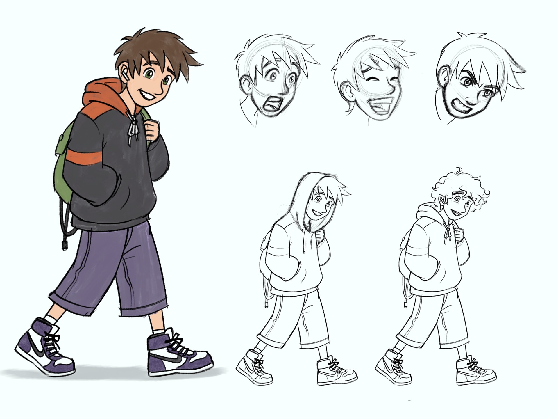 ArtStation - Character Concept - Tech Geek Boy