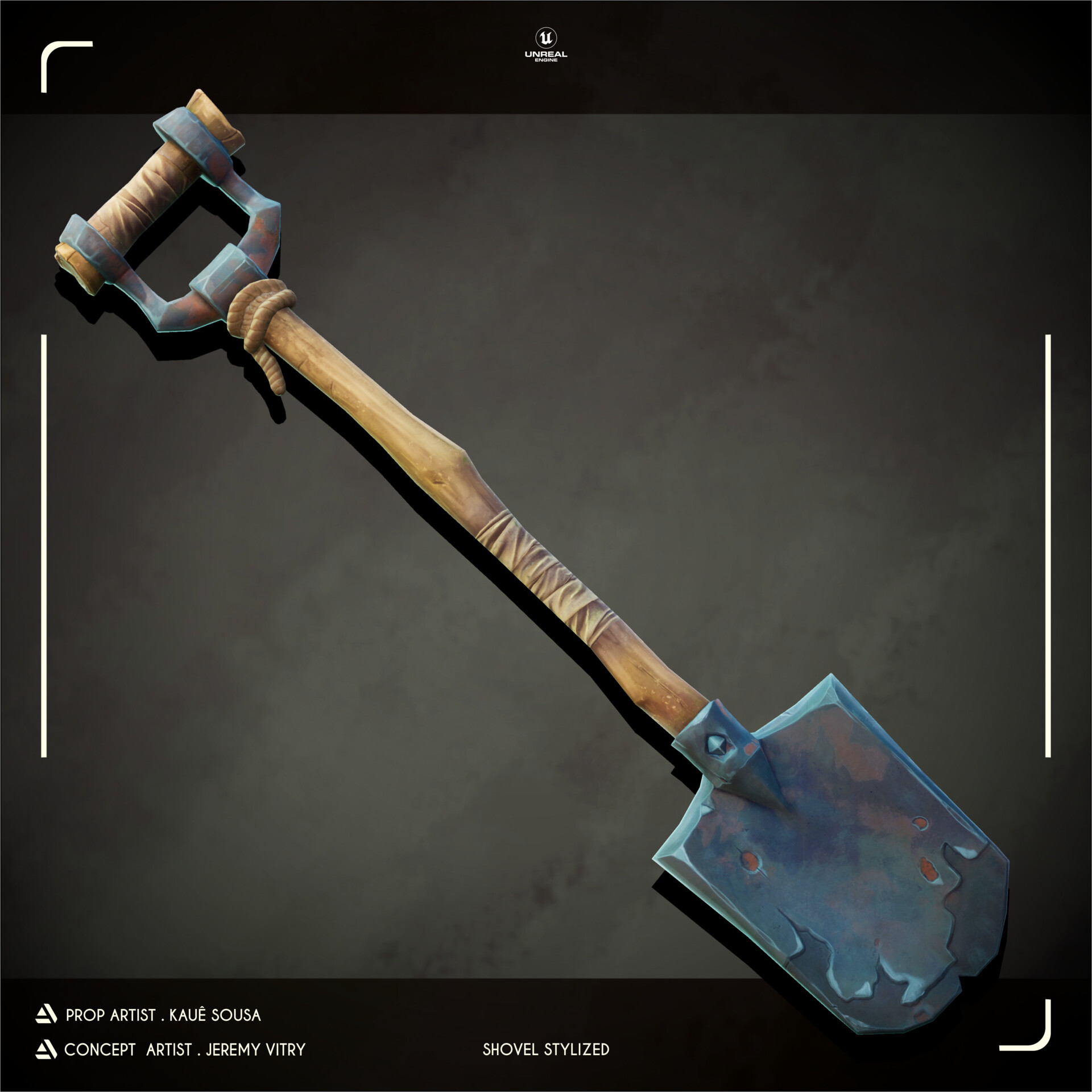 ArtStation - Stylized shovel - Concept Art: Jeremy Vitry