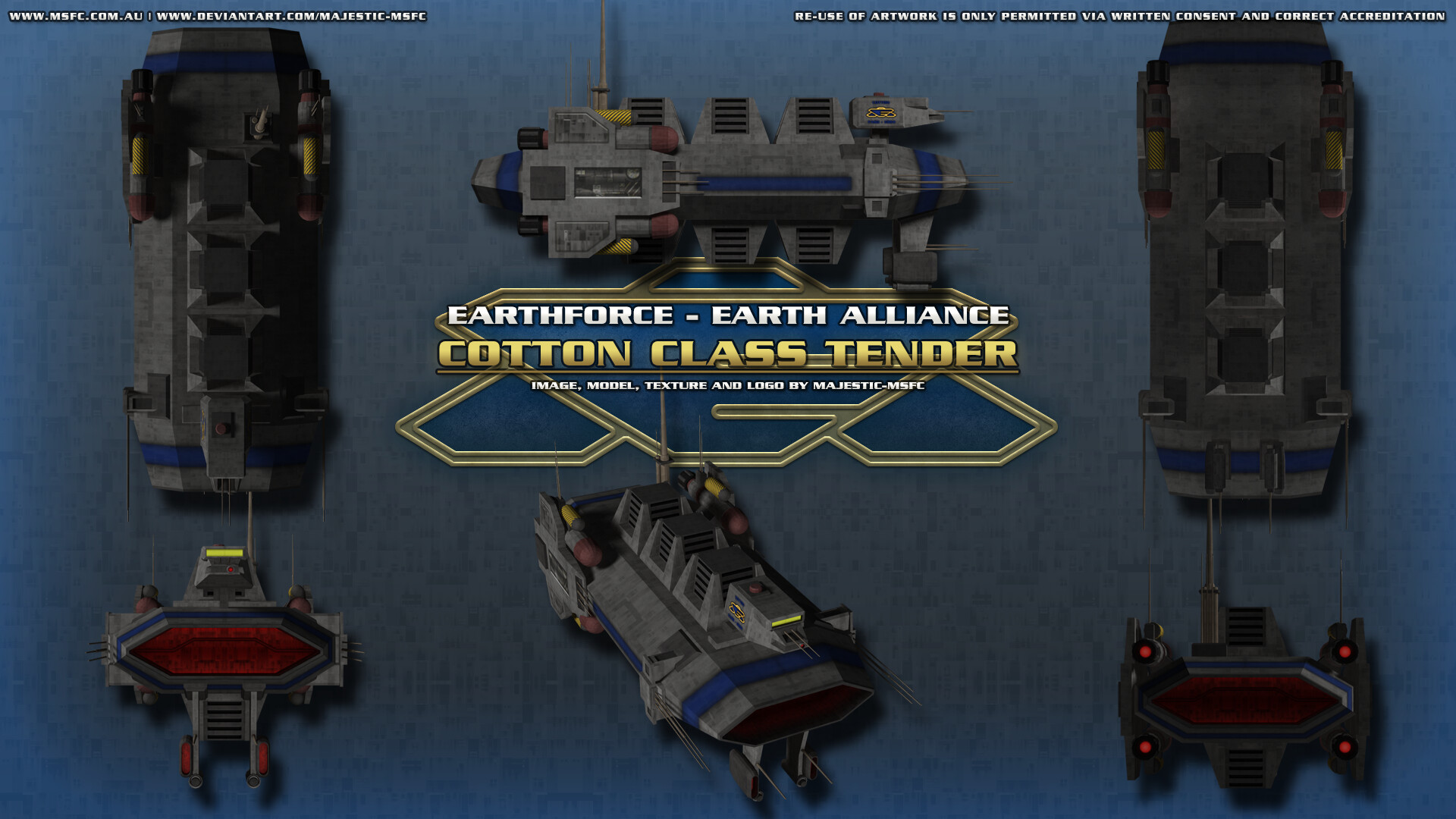 ArtStation - Babylon 5 Cotton class Tender