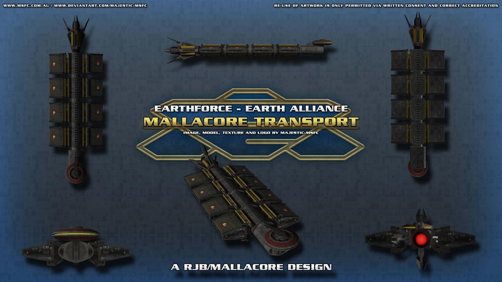 ArtStation - Babylon 5 Mallacore class Freighter