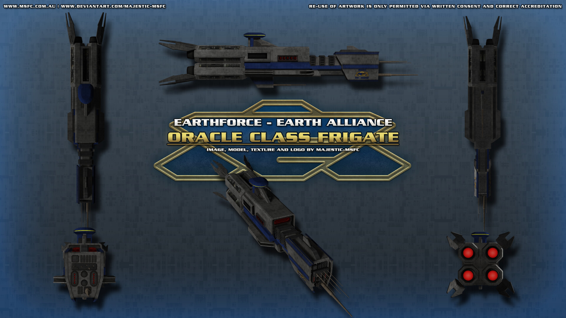 ArtStation - Babylon 5 Oracle class Frigate/Scout