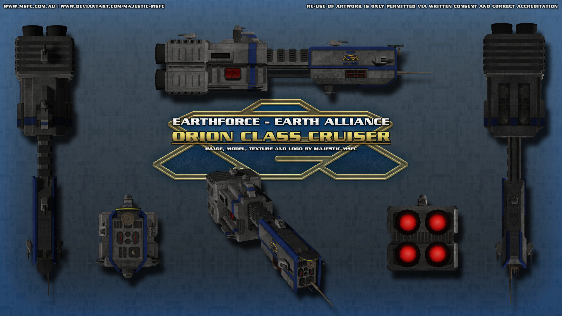 ArtStation - Babylon 5 Orion Class Cruiser