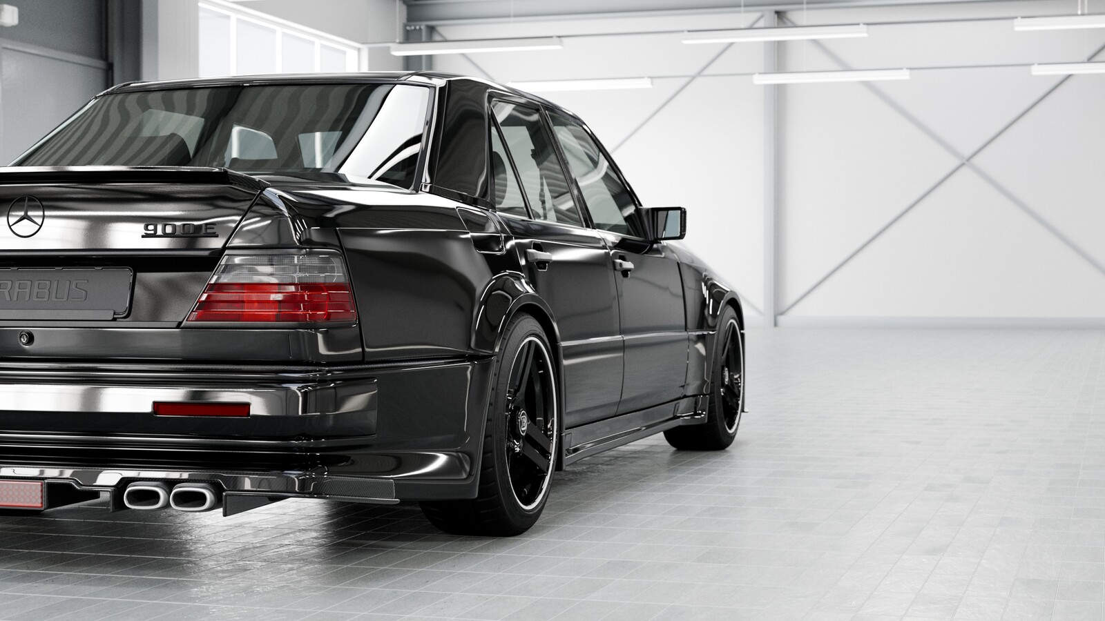 Yasser A. Muhsen - Mercedes-Benz 900E Brabus Undercover Rocket Edition