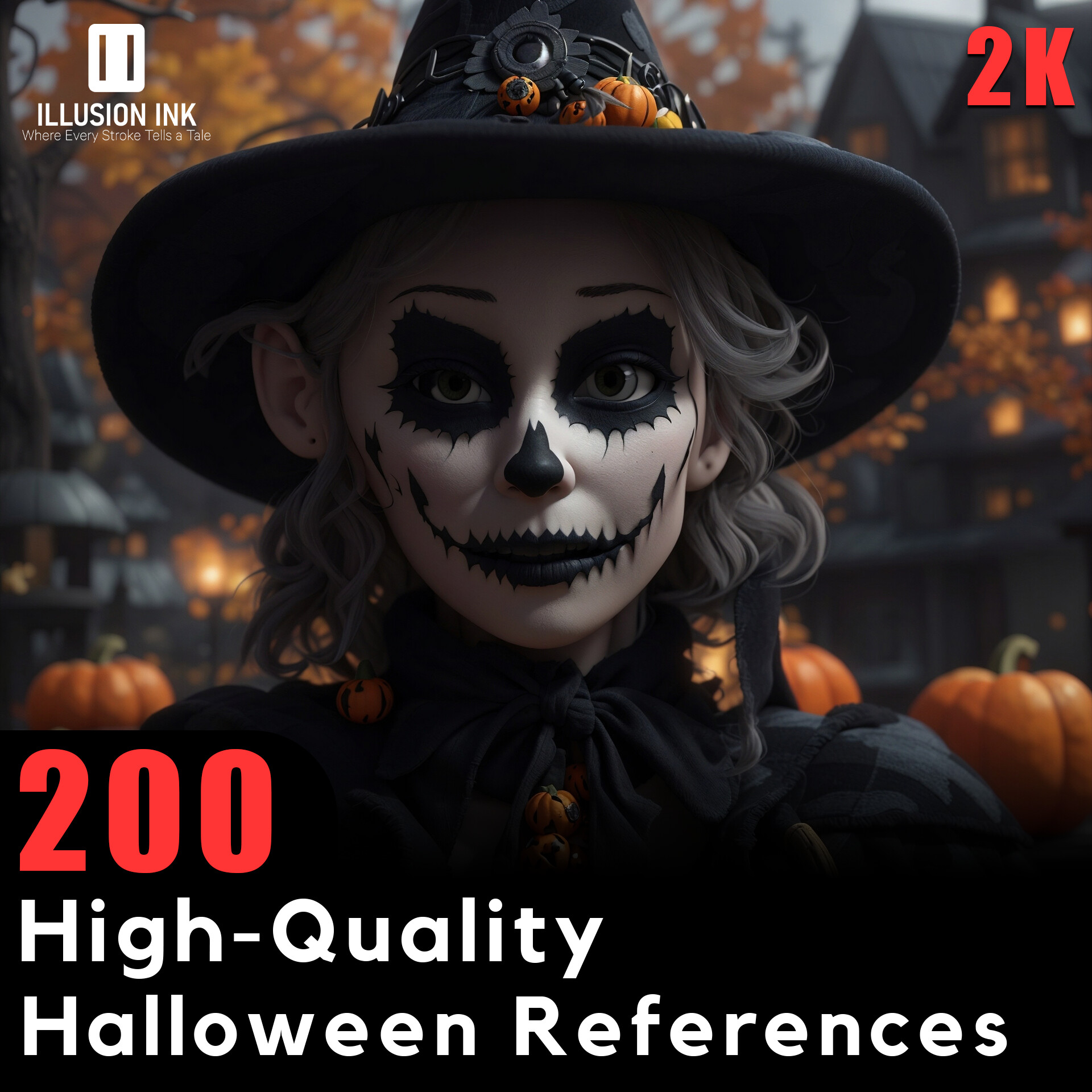 ILLUSION INK - 200 High-Quality Halloween References