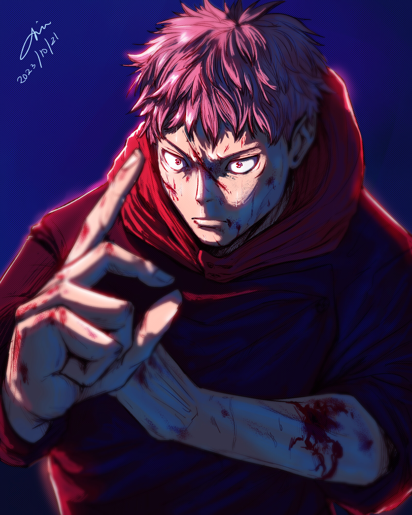 ArtStation - Itadori Yuji (Jujutsu Kaisen)