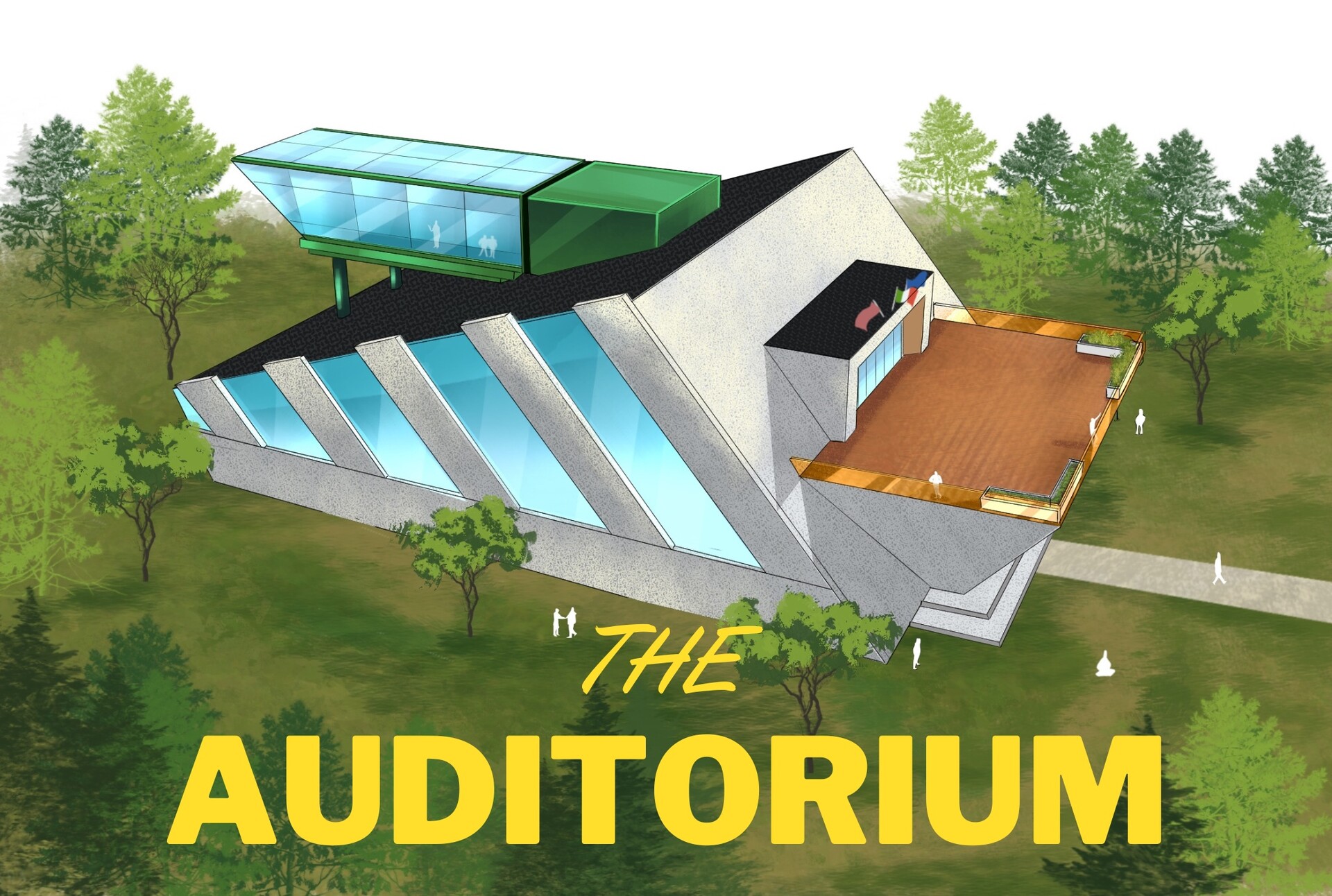 ArtStation - The Auditorium- 3D Metaverse set design project- Advepa 3D ...