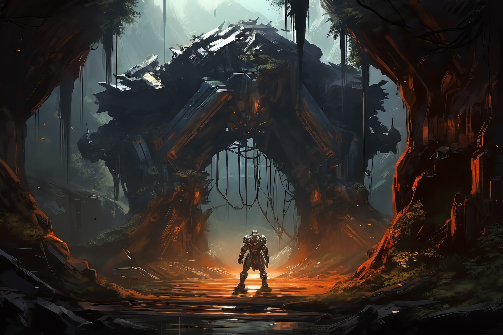 ArtStation - -The Titan's Portal-