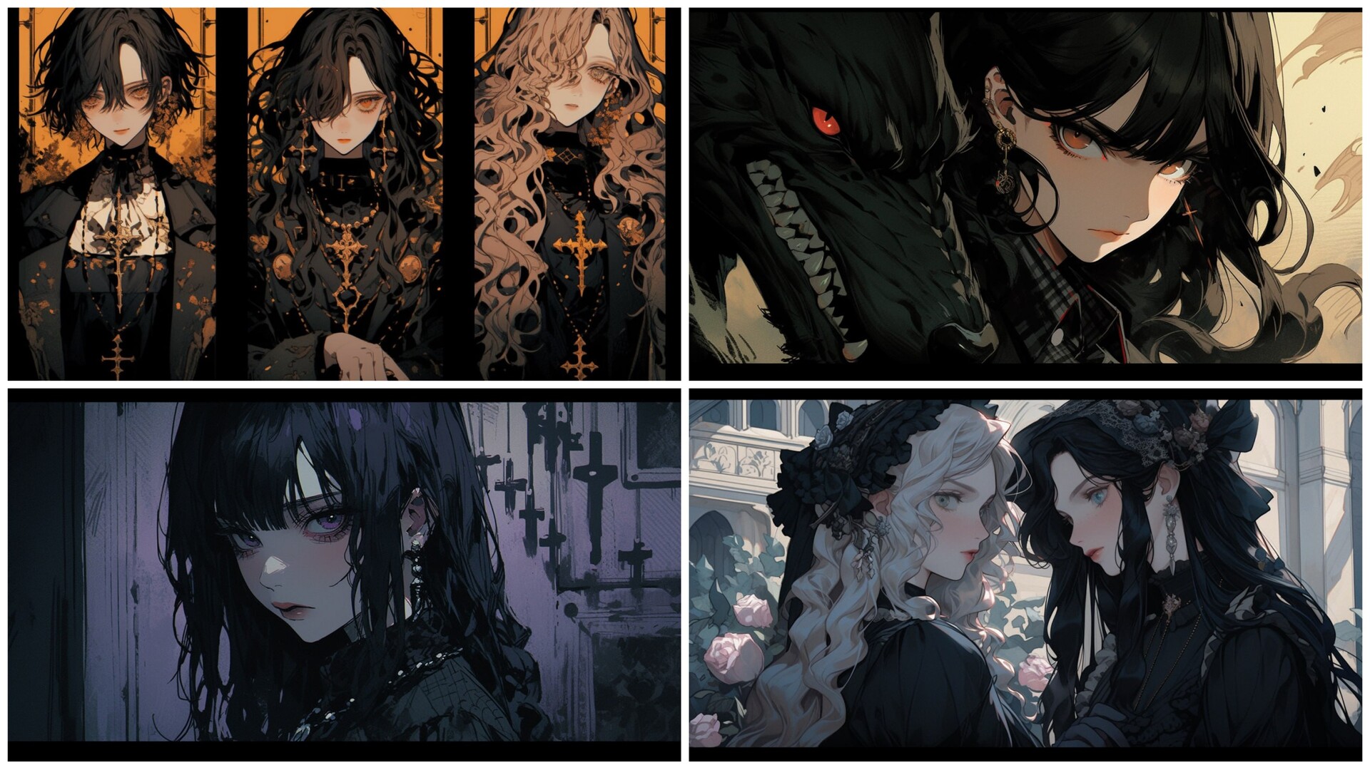 Concept Art - +450 Anime Gothic Comic Art (4k) | Vol_09