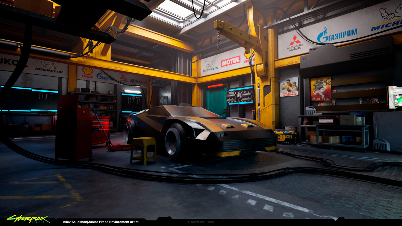 AskerZBrush3d - Cyberpunk 2077 - Thorton Galena "Rattler" Fan remake