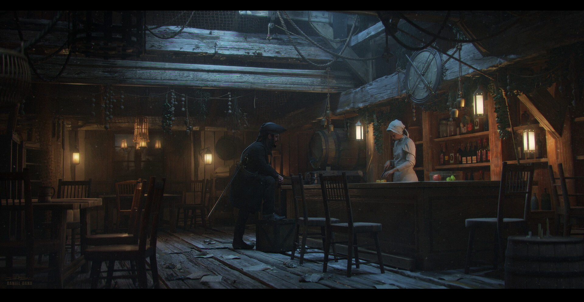 ArtStation - Bar Hopping: The Pirate's Tavern