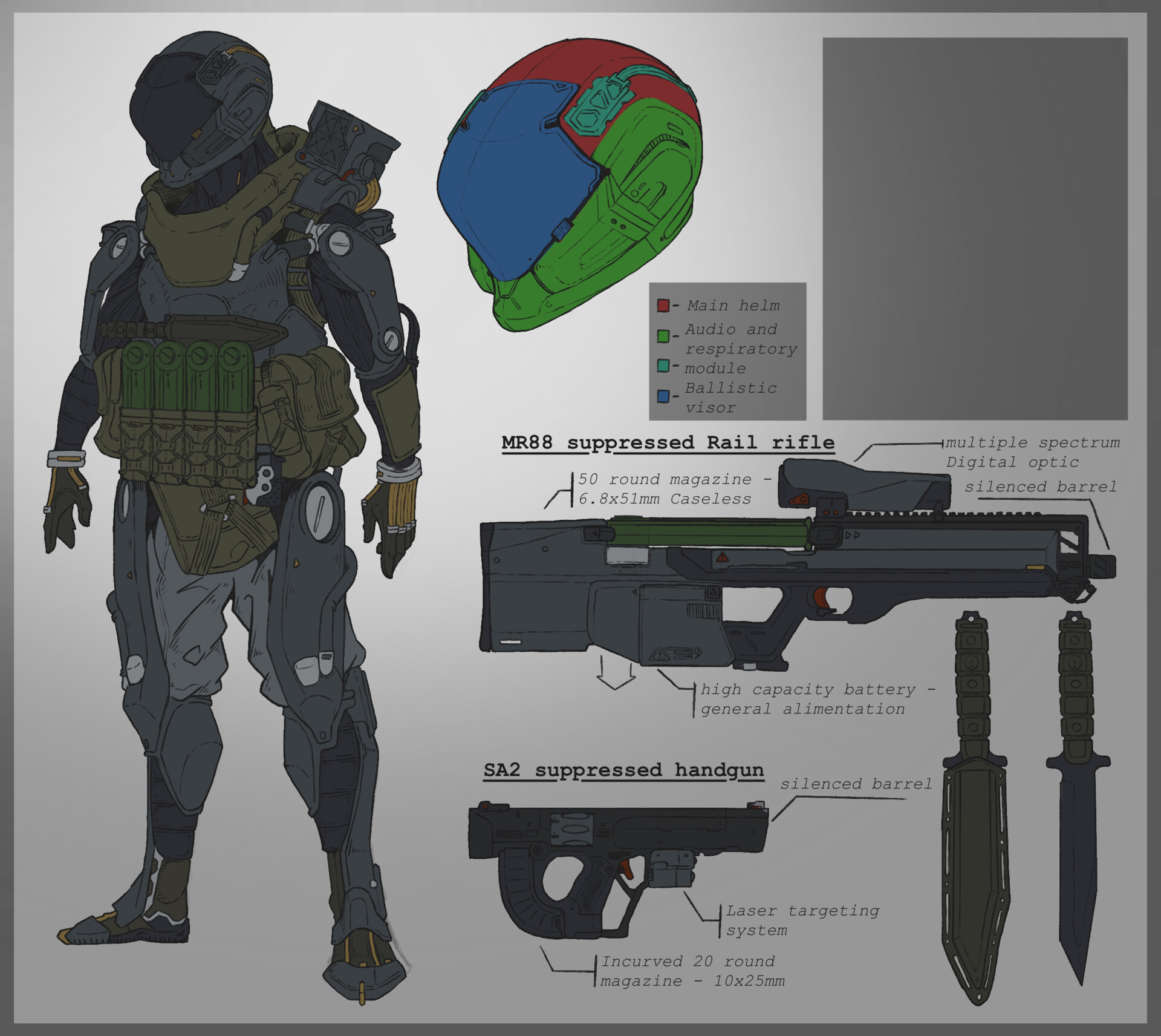 ArtStation - Soldier design