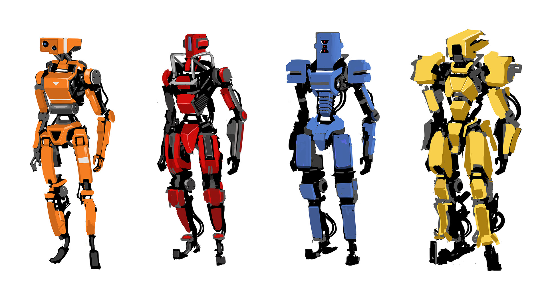 ArtStation - Humanoid Mechs