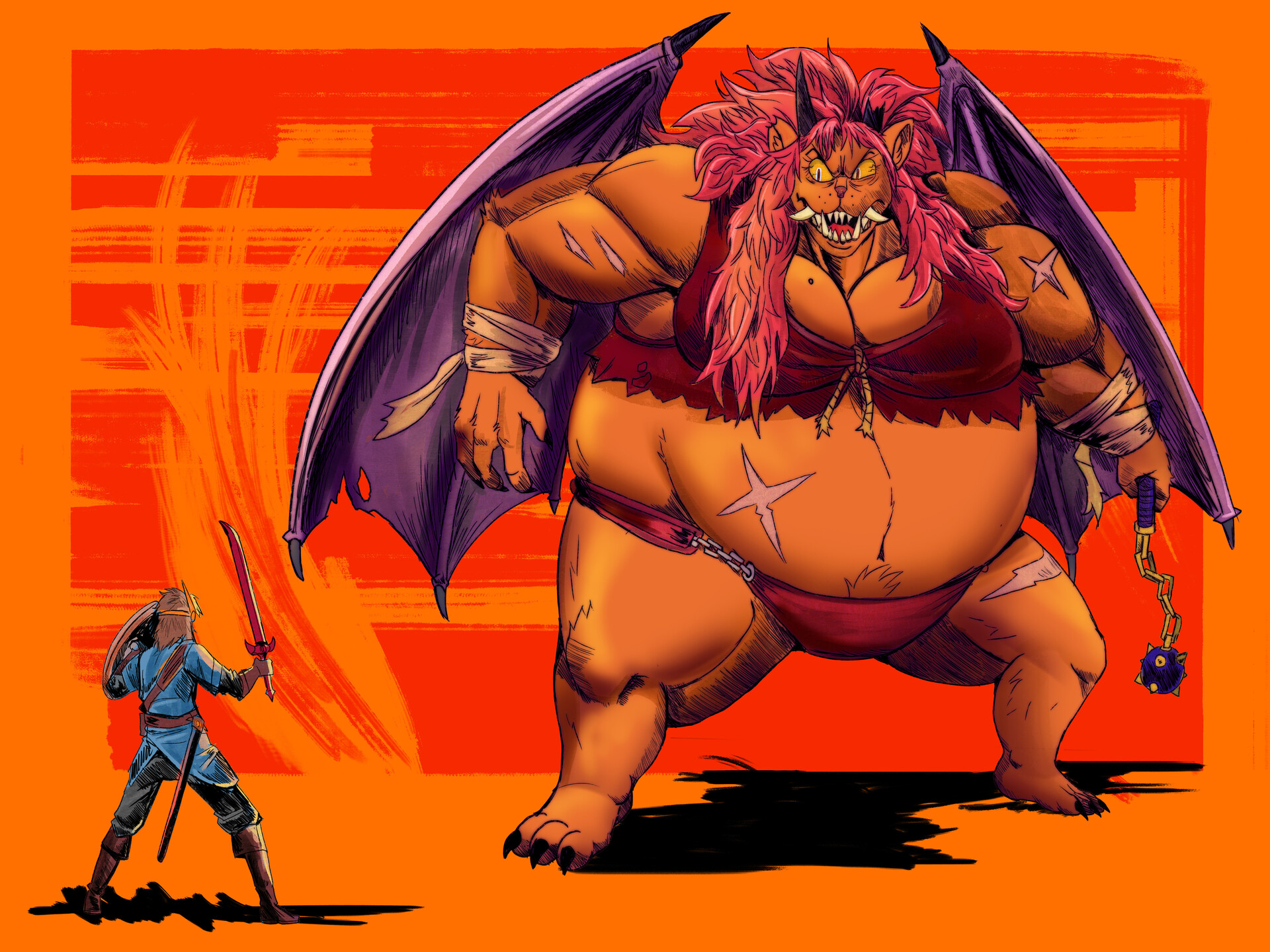 ArtStation - Mean Ms. Manticore