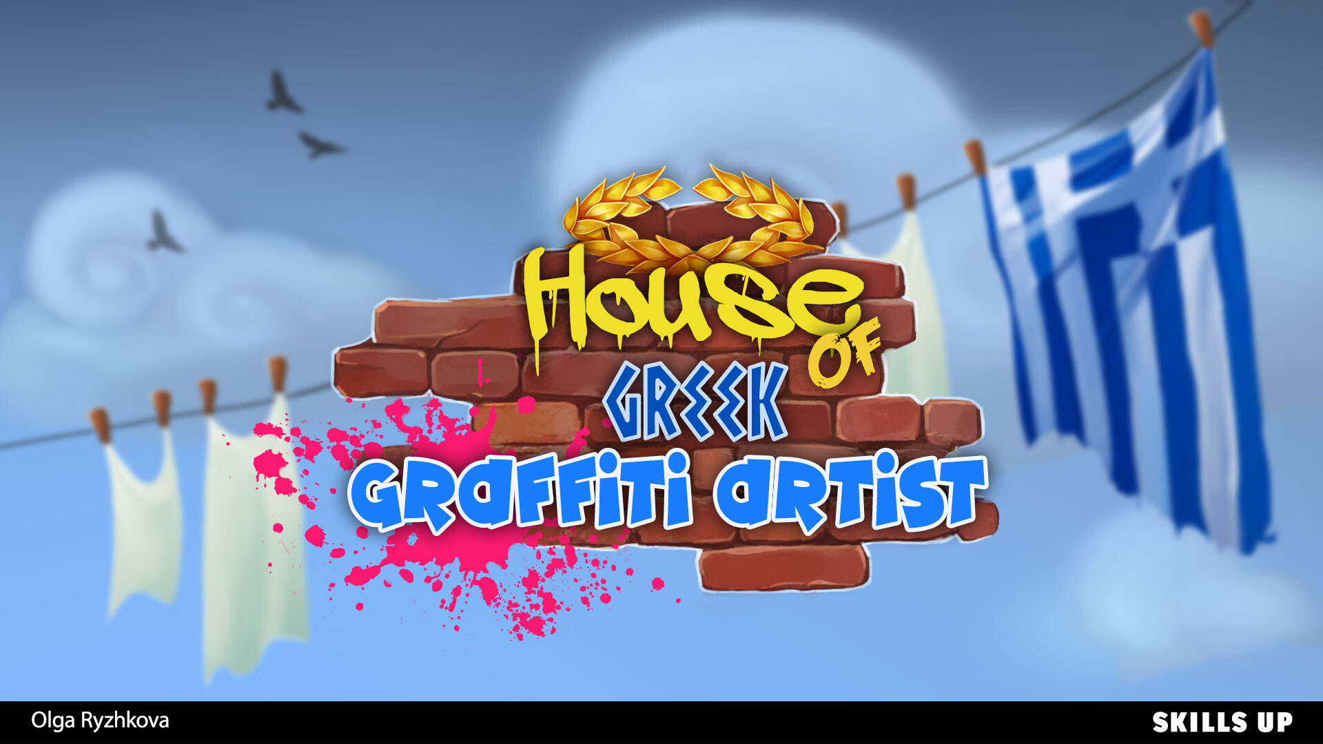 ArtStation - House of Greek Graffiti Artist