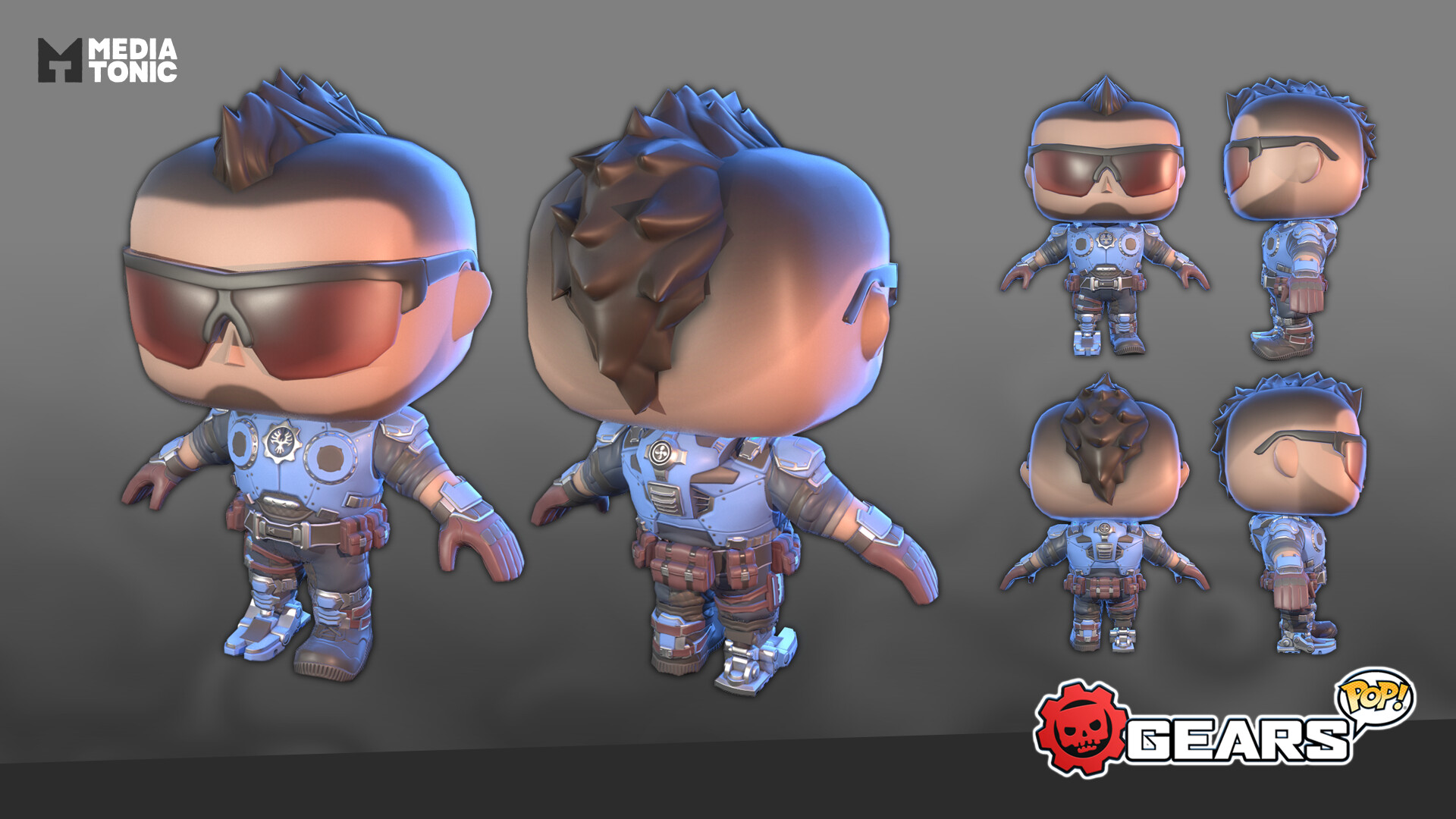 J.Daniel Gil - Gears POP work