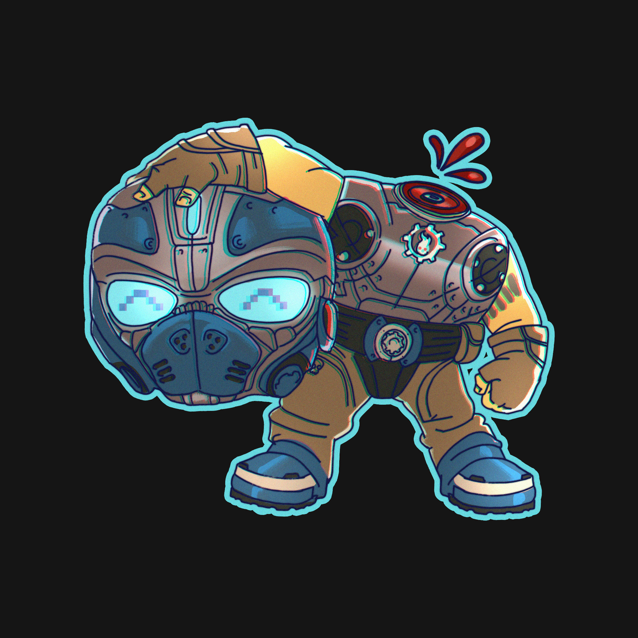 J.Daniel Gil - Gears POP work