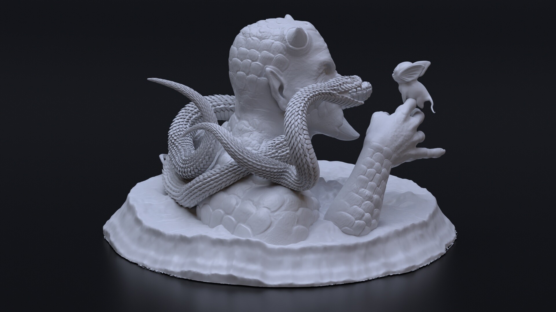 karim Ben Mansour - Satan & Pet | 3D Print