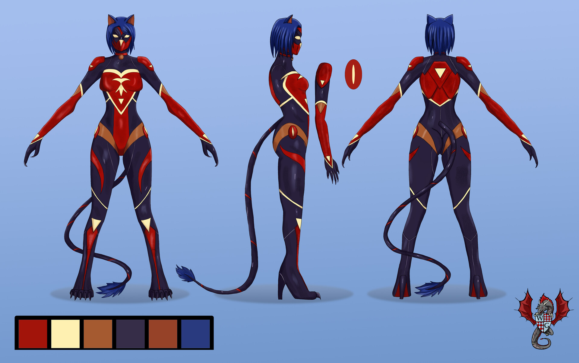 ArtStation - Neko Android Character Design