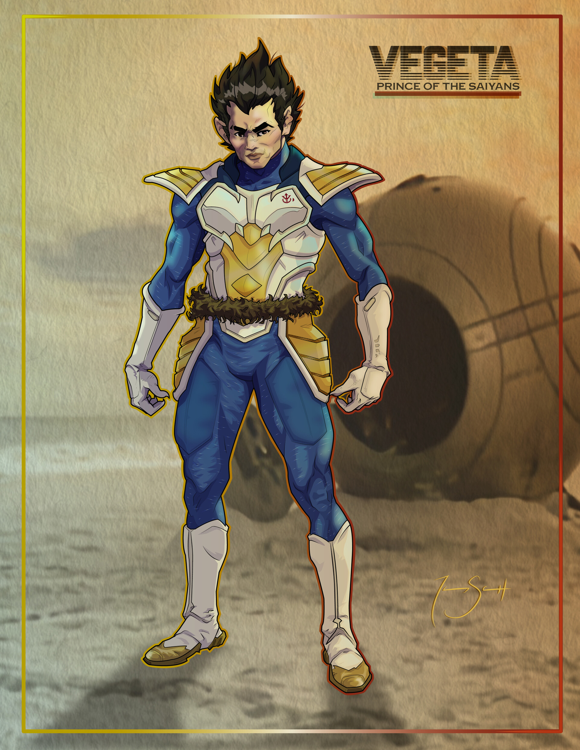 ArtStation - VEGETA DBZ Redesign