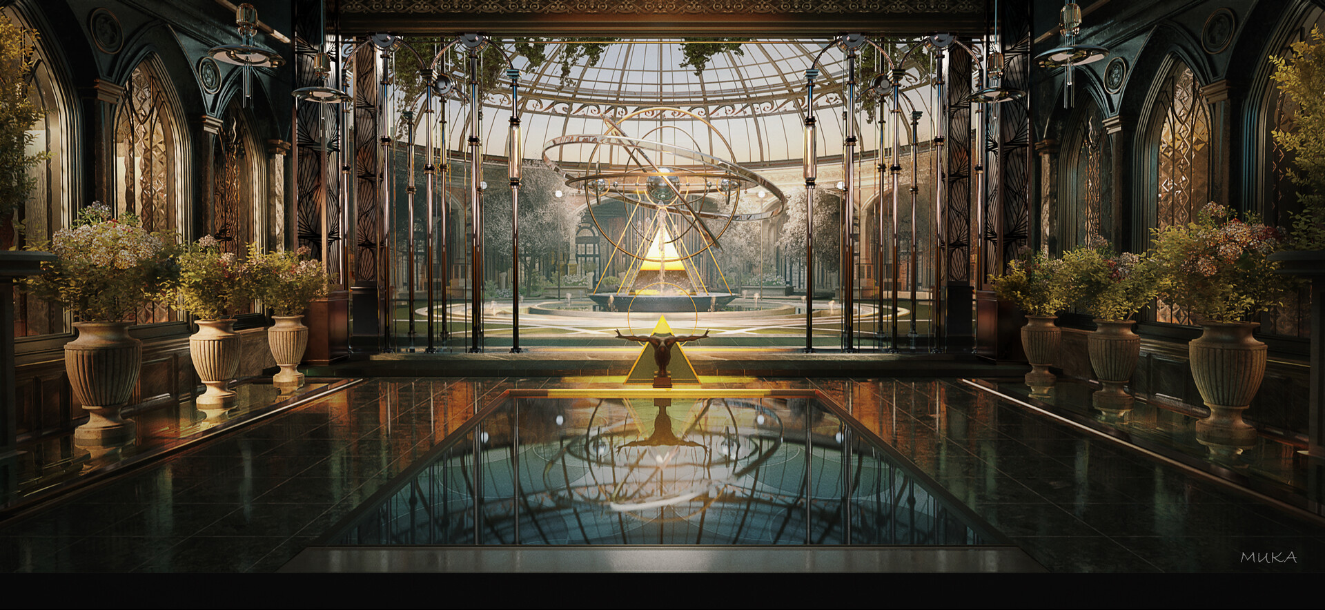 ArtStation - back garden