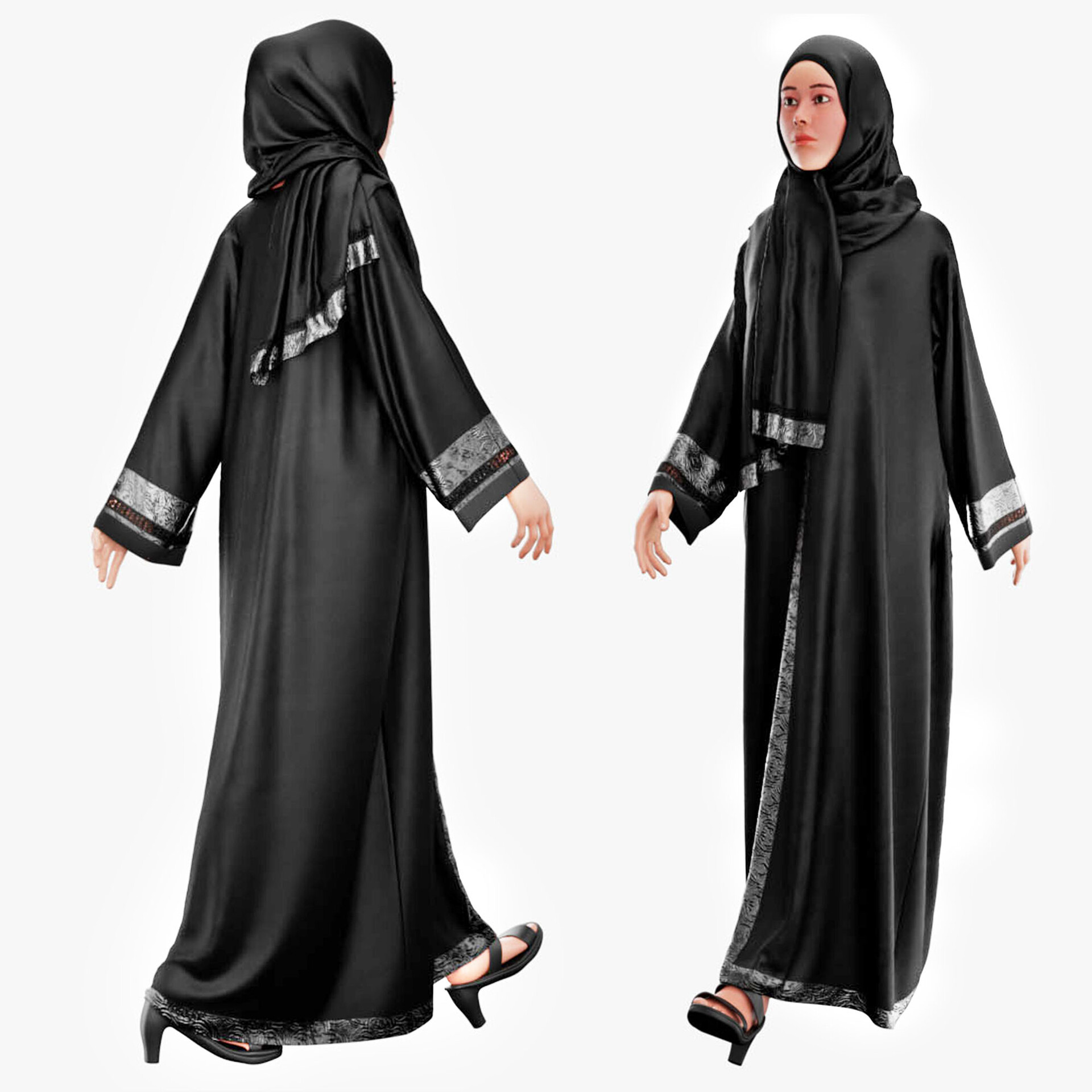 ArtStation - Arab Women 3D Model - https://www.turbosquid.com/3d-models ...
