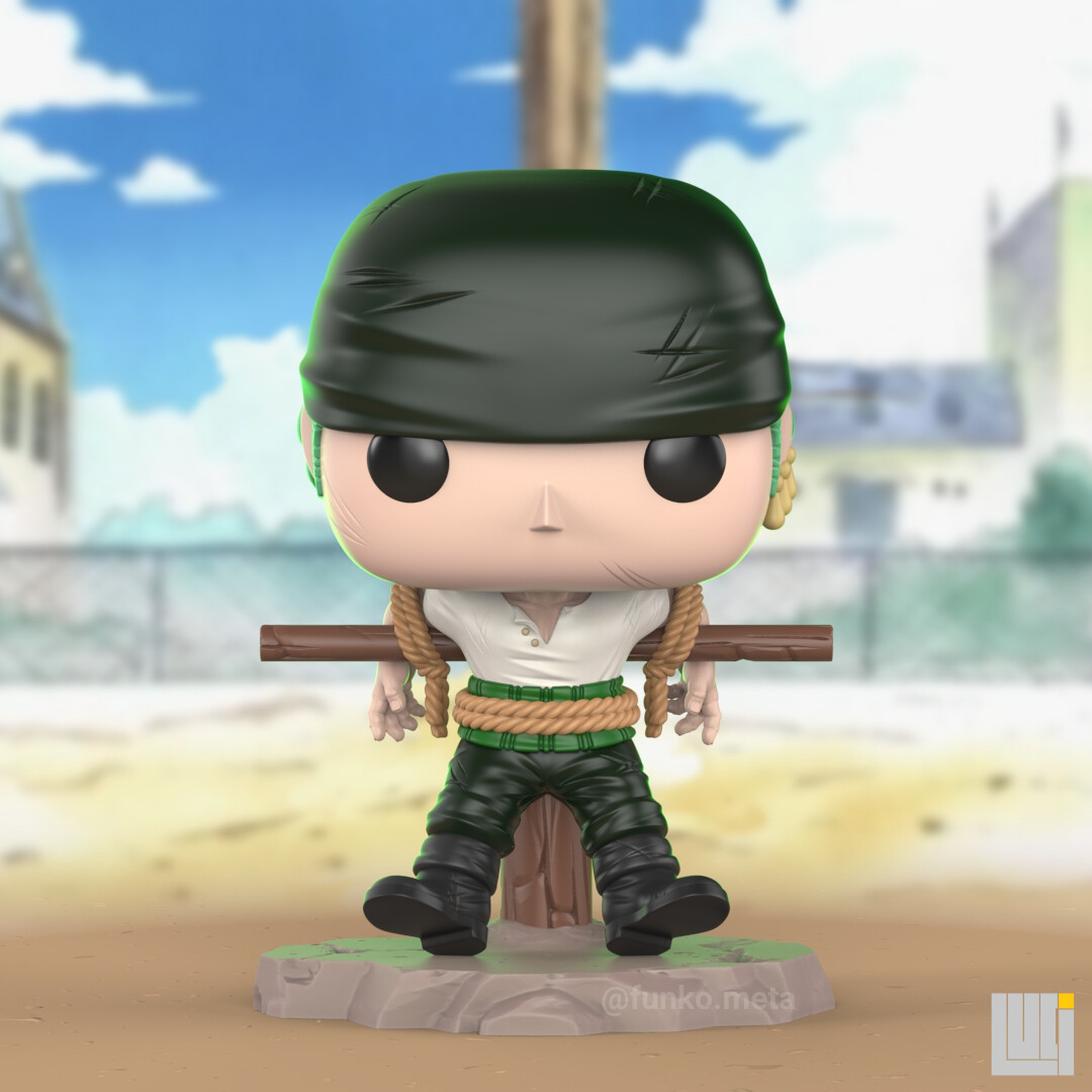 Lucian Bogdan - Zoro Roronoa One piece Funko POP fanart