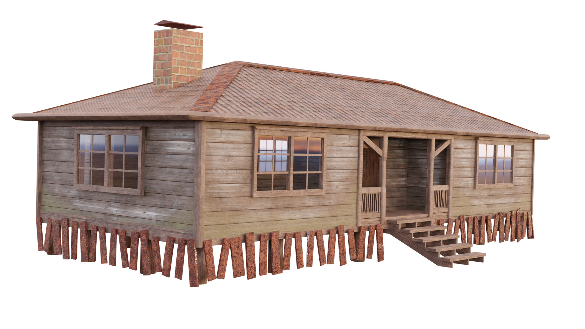 ArtStation - House in RDR2 style