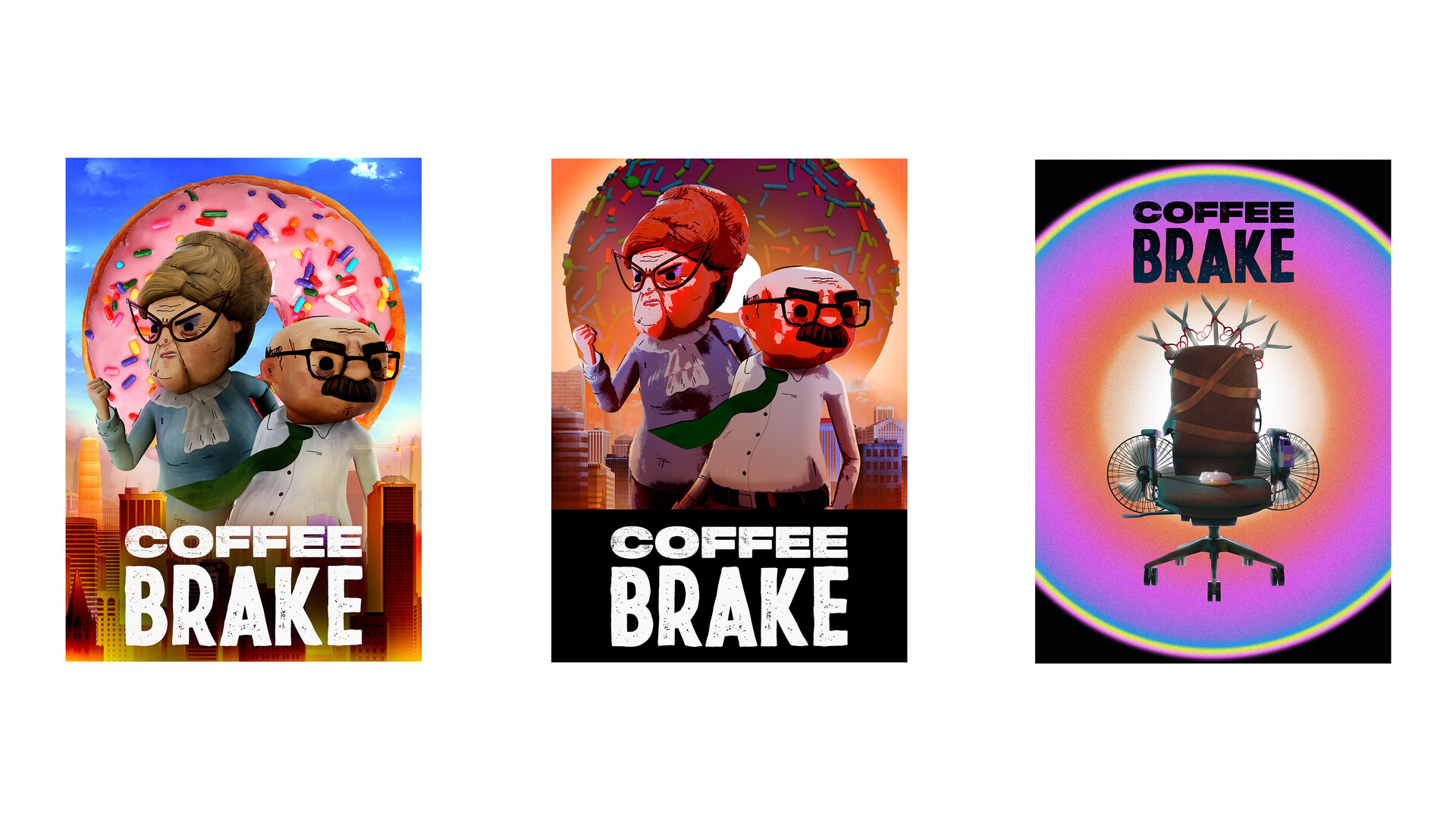 Jason Lin - COFFEE BRAKE: Poster and title designs
