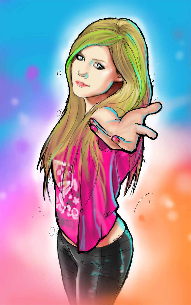 ArtStation - Fan art of Avril Lavigne