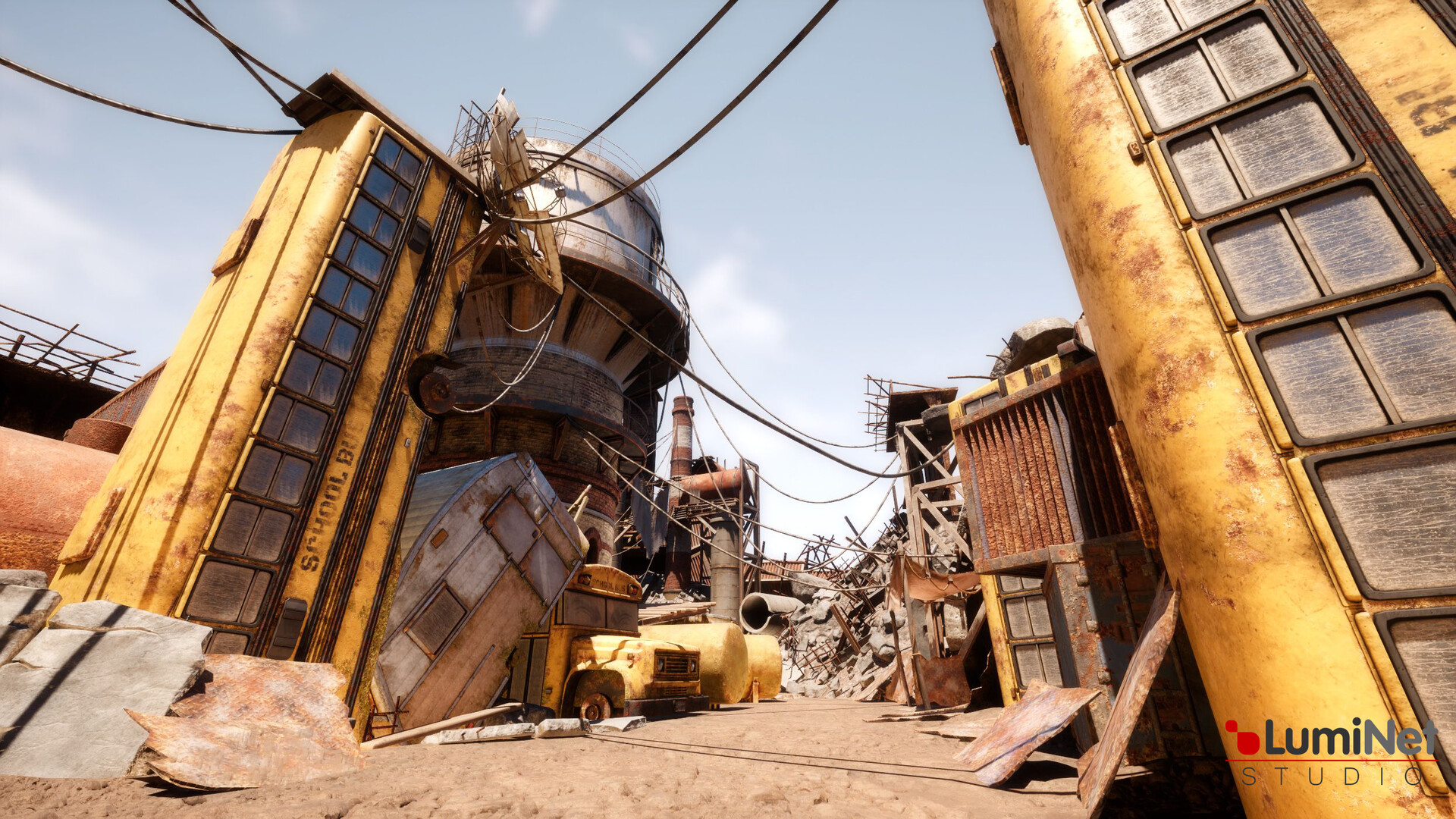 ArtStation - Mid-poly Environments, material workflow