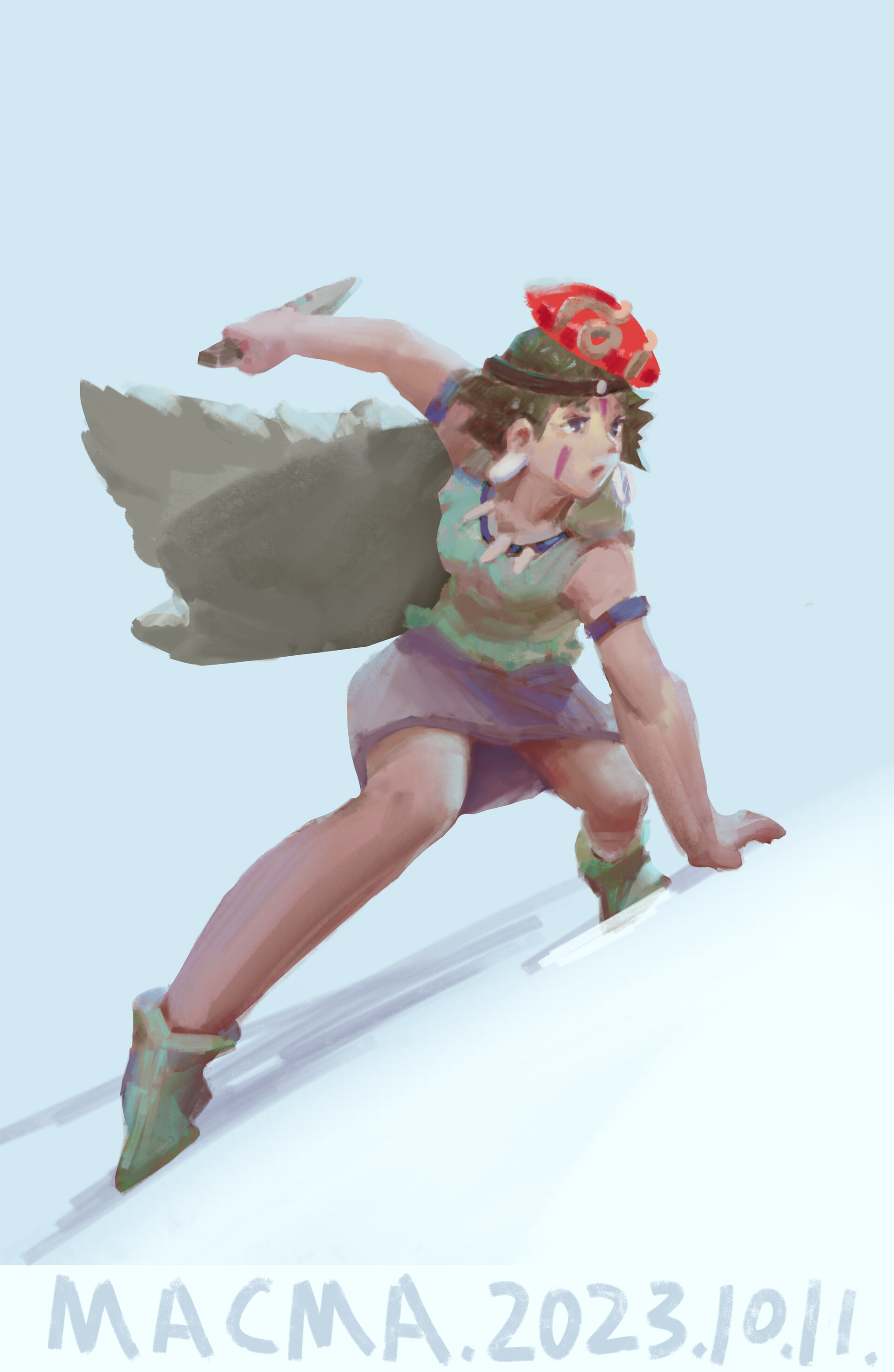 ArtStation - Princess Mononoke - San