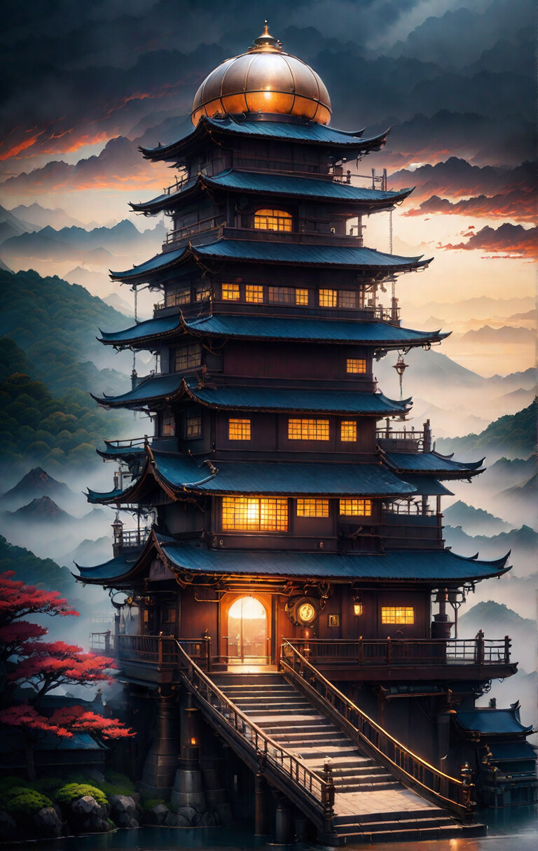 ArtStation - Steampunk Japan