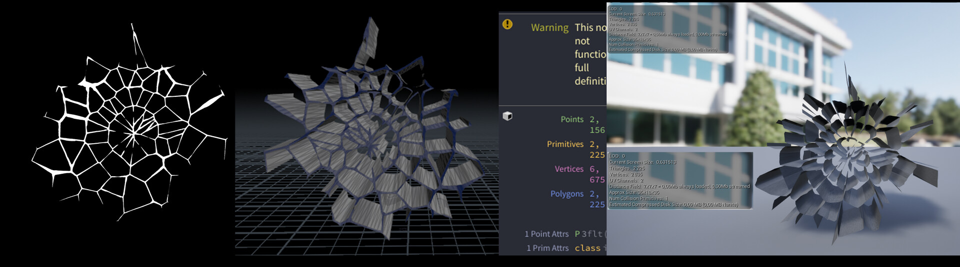 Axel Imbert - Houdini - Picture to Mesh for Game Engine
