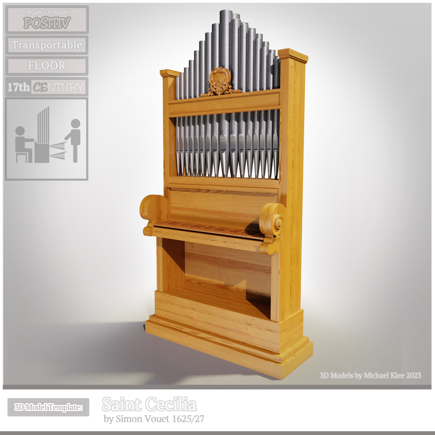 Michael Klee - Organ History - Saint Cecilia Positiv Organs