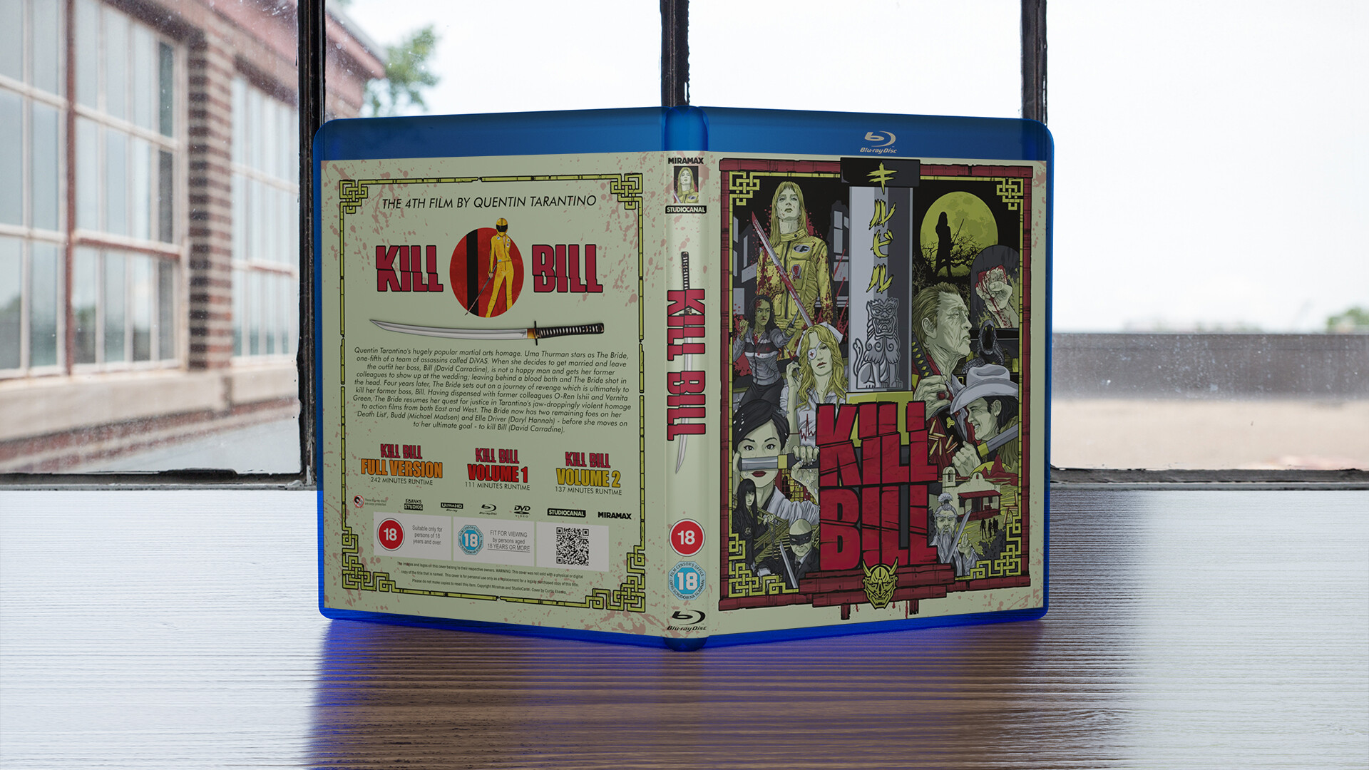 ArtStation - The Kill Bill Collection - Custom Blu-ray Cover