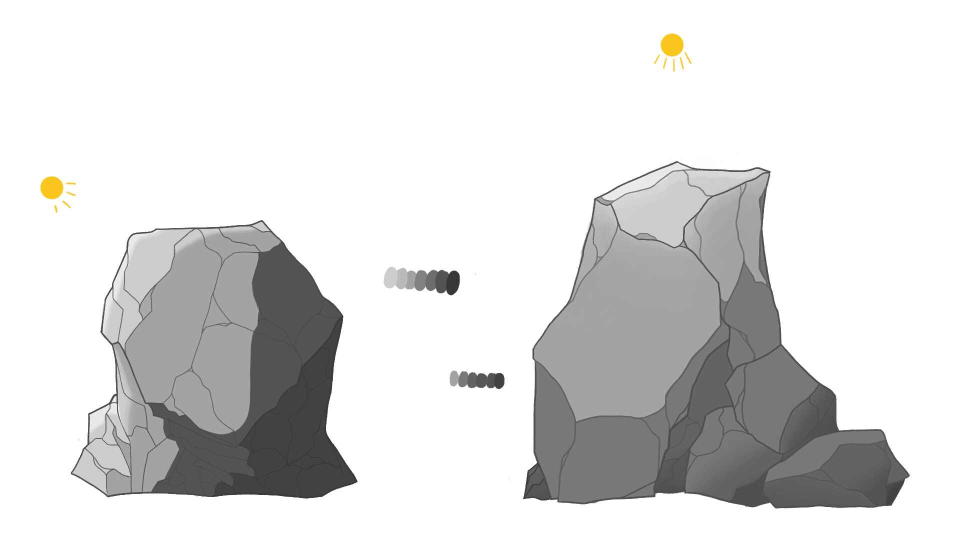 ArtStation - Boulder shading and rendering practice